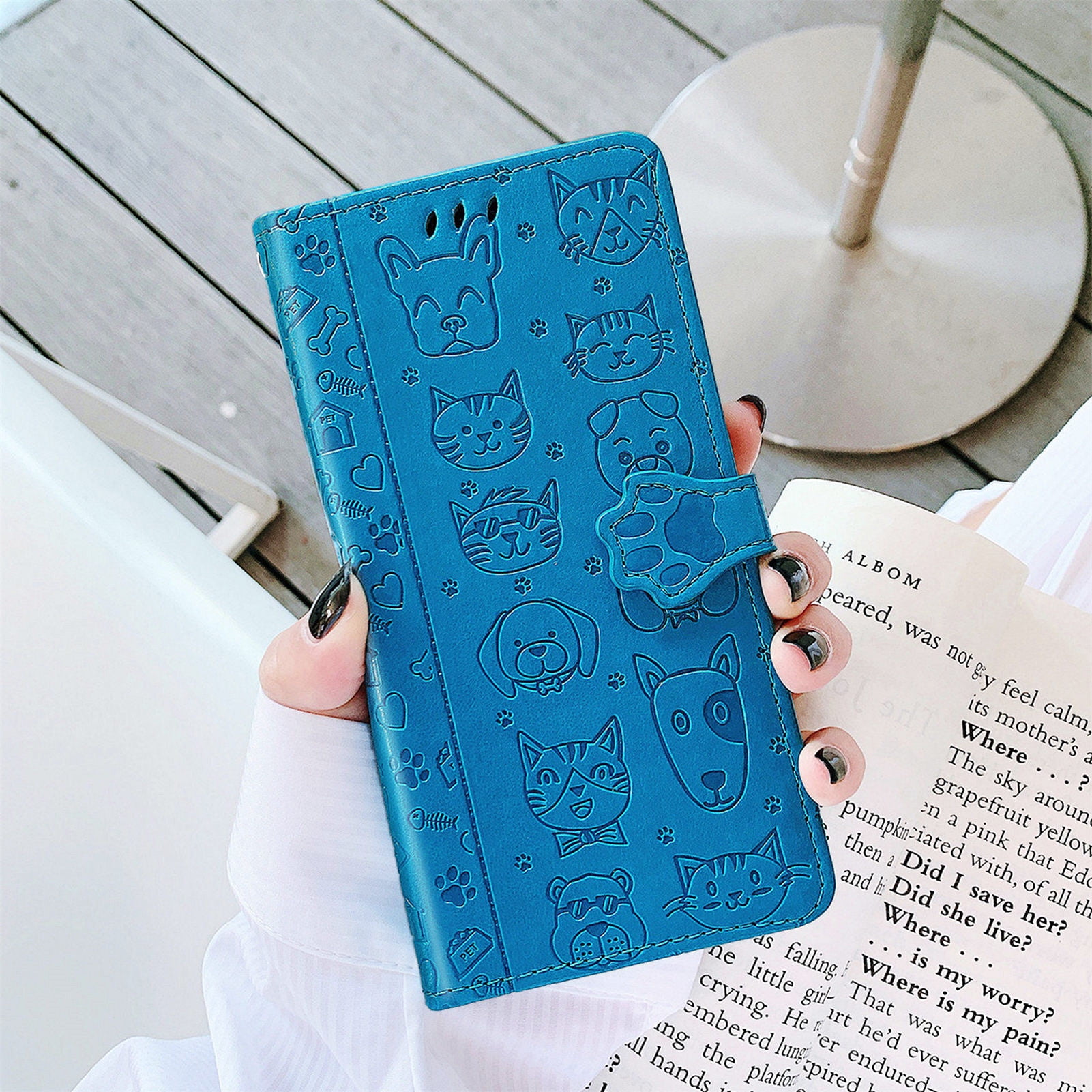 MZCHENYI phone case for HUAWEI Play50 double-sided magnetic flip wallet ...