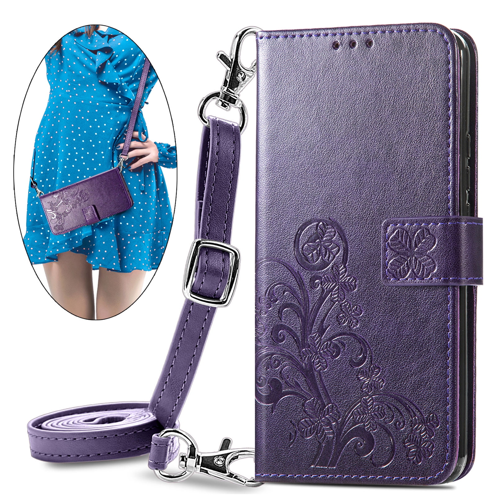 MZCHENYI phone case for Nokia3.2 ,Diagonal backpack wallet cover PU ...