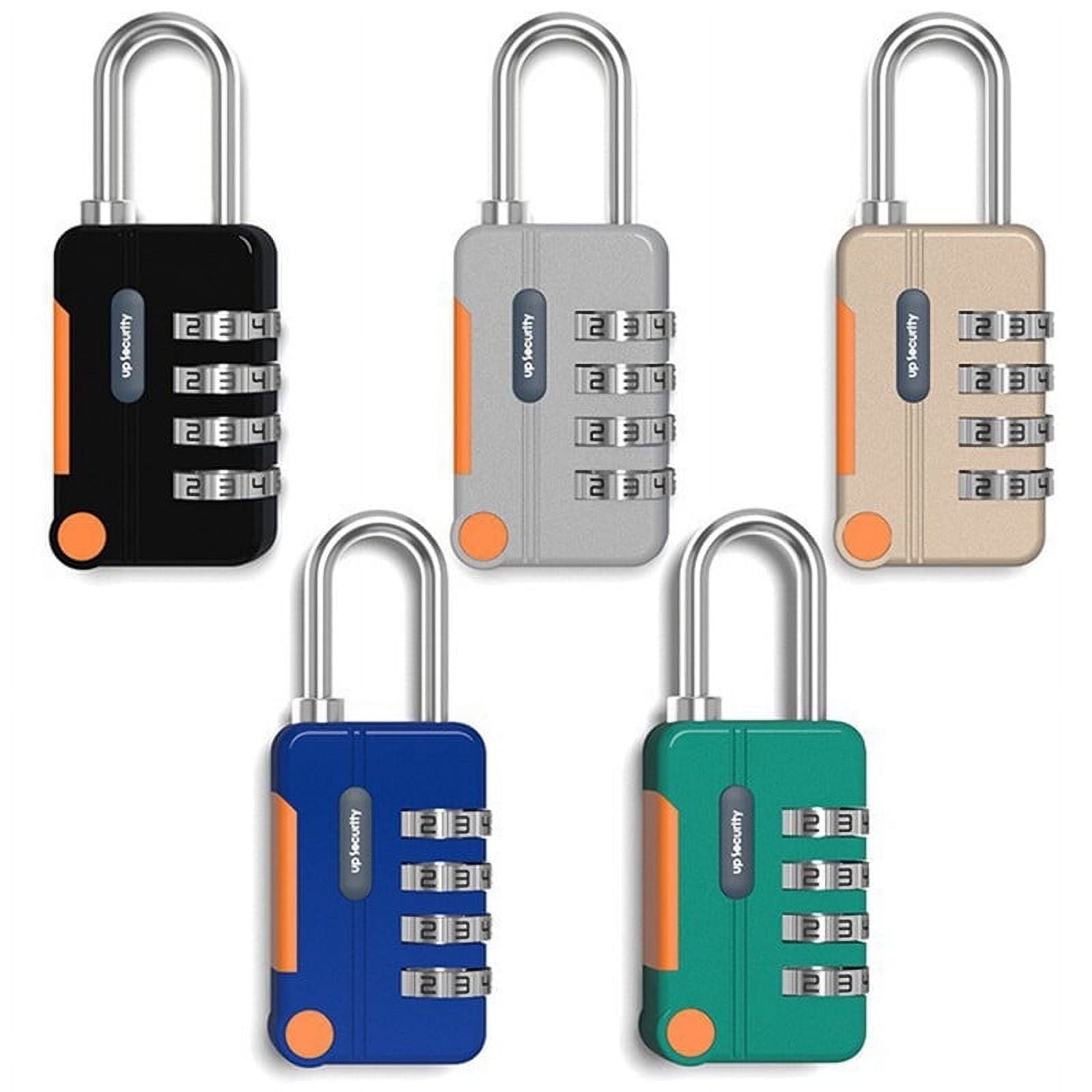 MZHICH 5 Pcs 4 Digit Combination Locks for Gym Fence Staff Locker ...