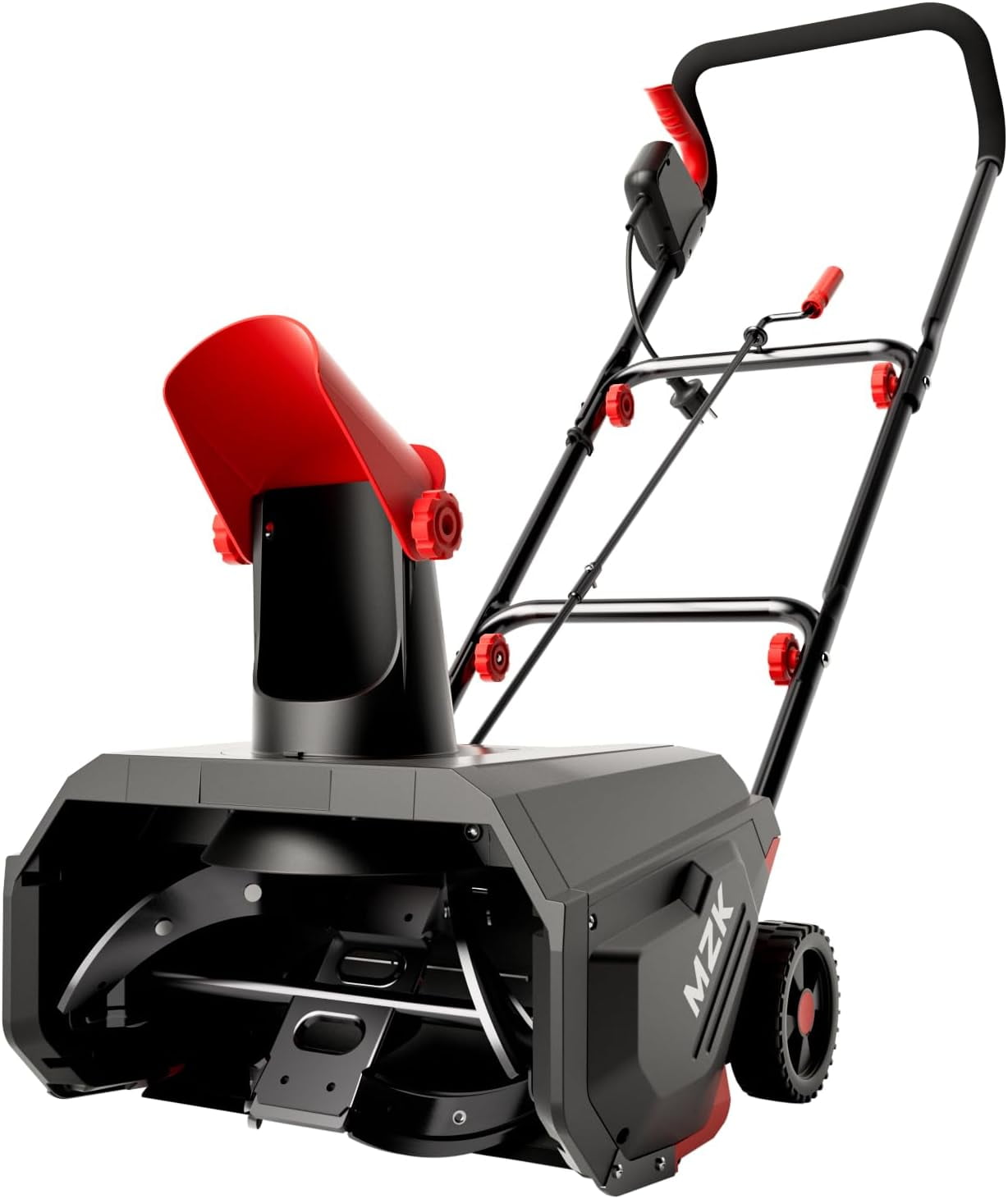 MZK 16-Inch Electric Walk-Behind Snow Blower with 20ft Throwing ...