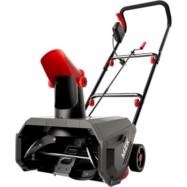 MZK 16-Inch Electric Walk-Behind Snow Blower with 20ft Throwing ...