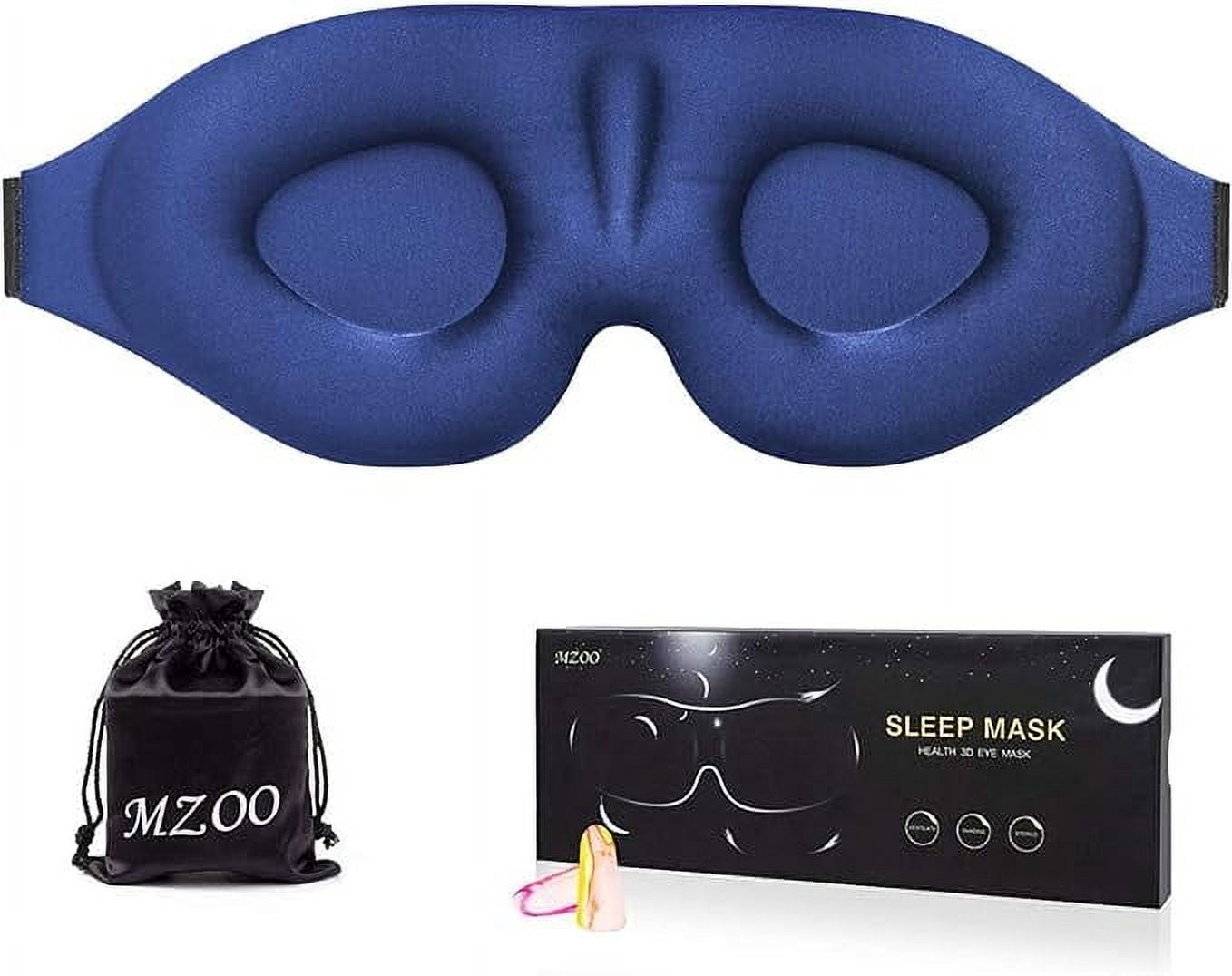 MZOO Sleep Eye Mask for Men Women, 3D Contoured Cup Sleeping Mask ...