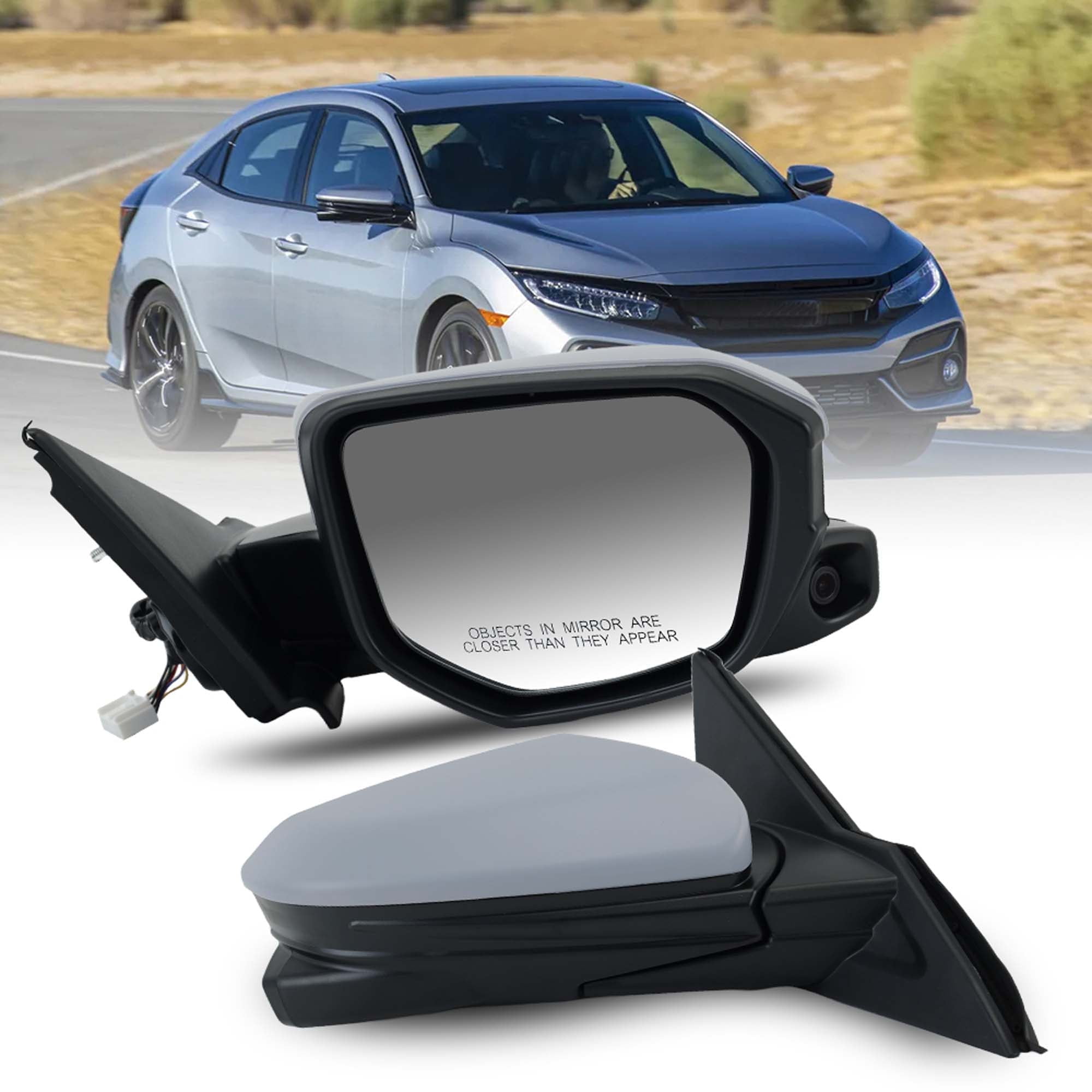 MZORANGE 11Pin Passenger Side Mirror Camera Heated Primer For Honda ...