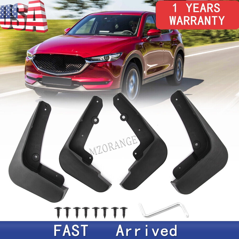 MZORANGE 4Pcs Mud Flaps Front Rear Splash Guards For Mazda CX-5 2018 ...