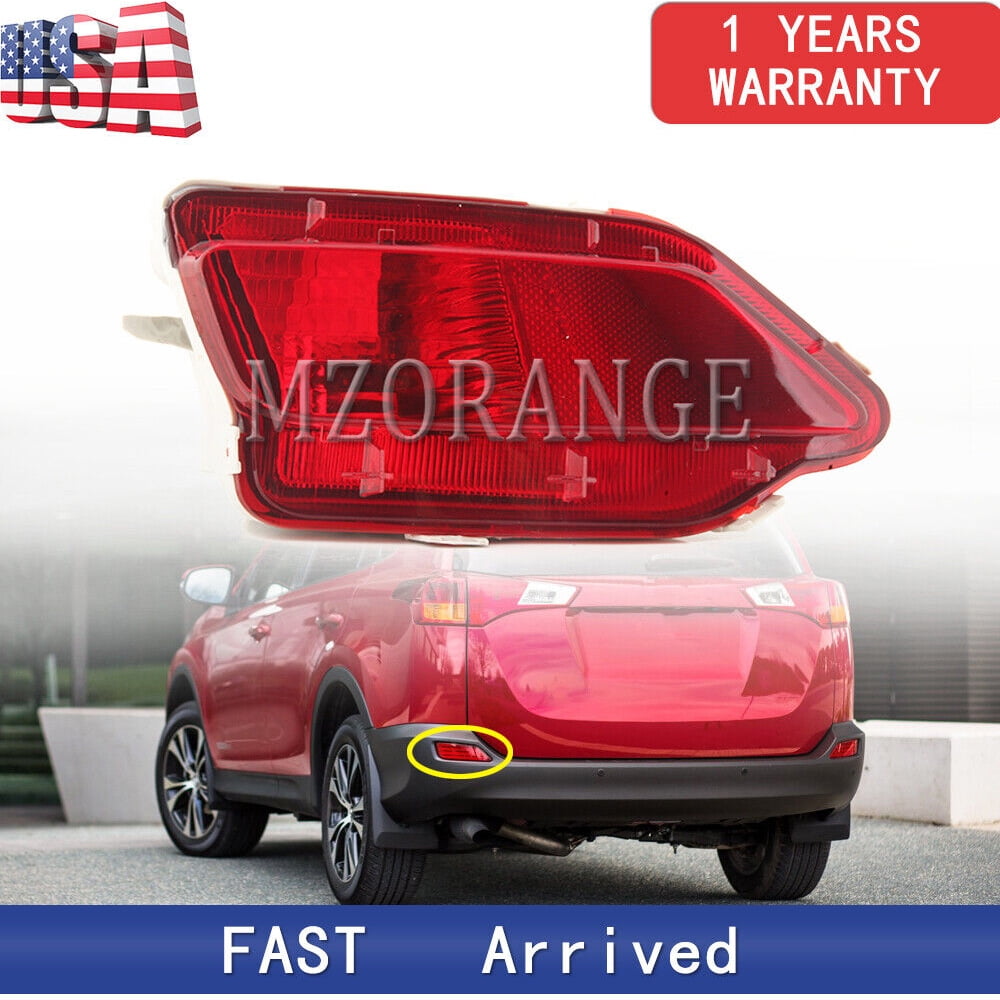 MZORANGE Left Rear Bumper Light For Toyota RAV4 2013 2014 2015 Fog Lamp ...
