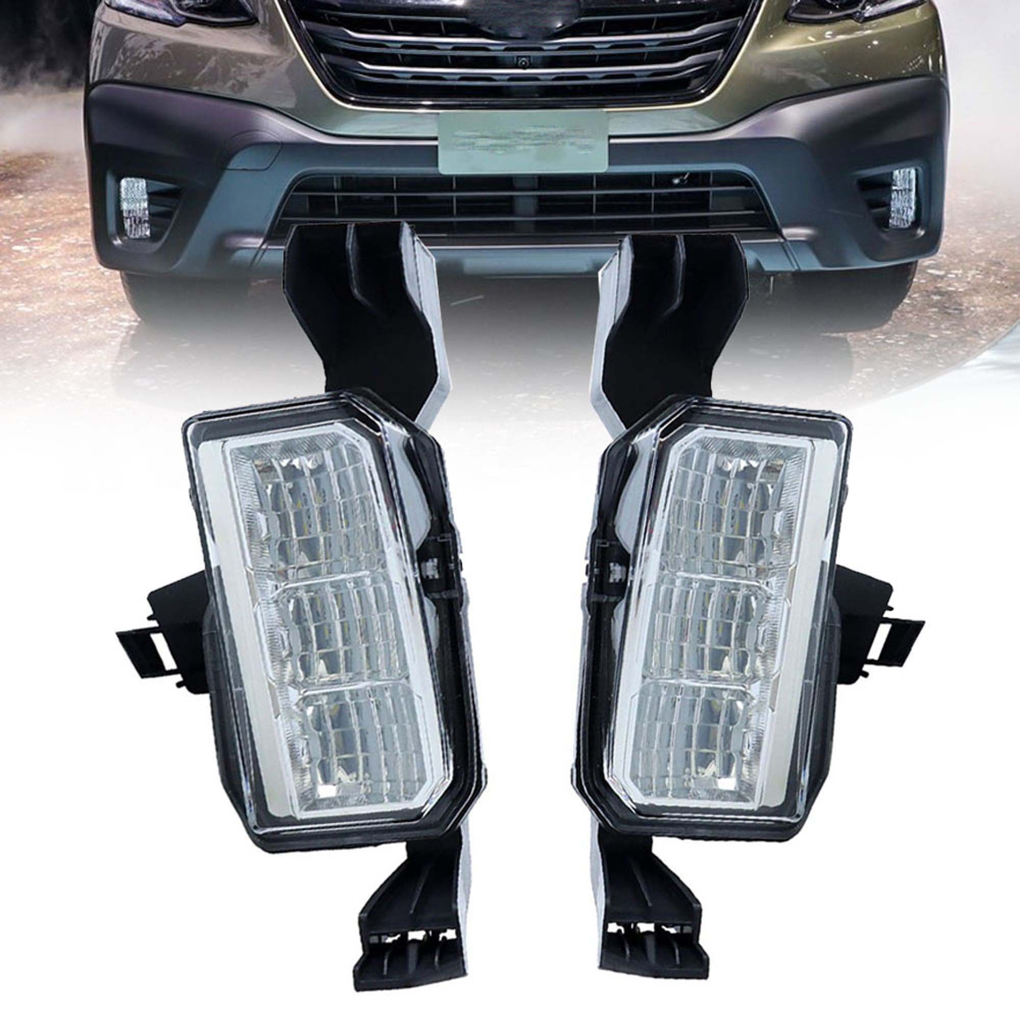 MZORANGE Pair LED Bumper Fog Light Lamp For Subaru Outback 2020-2021 ...