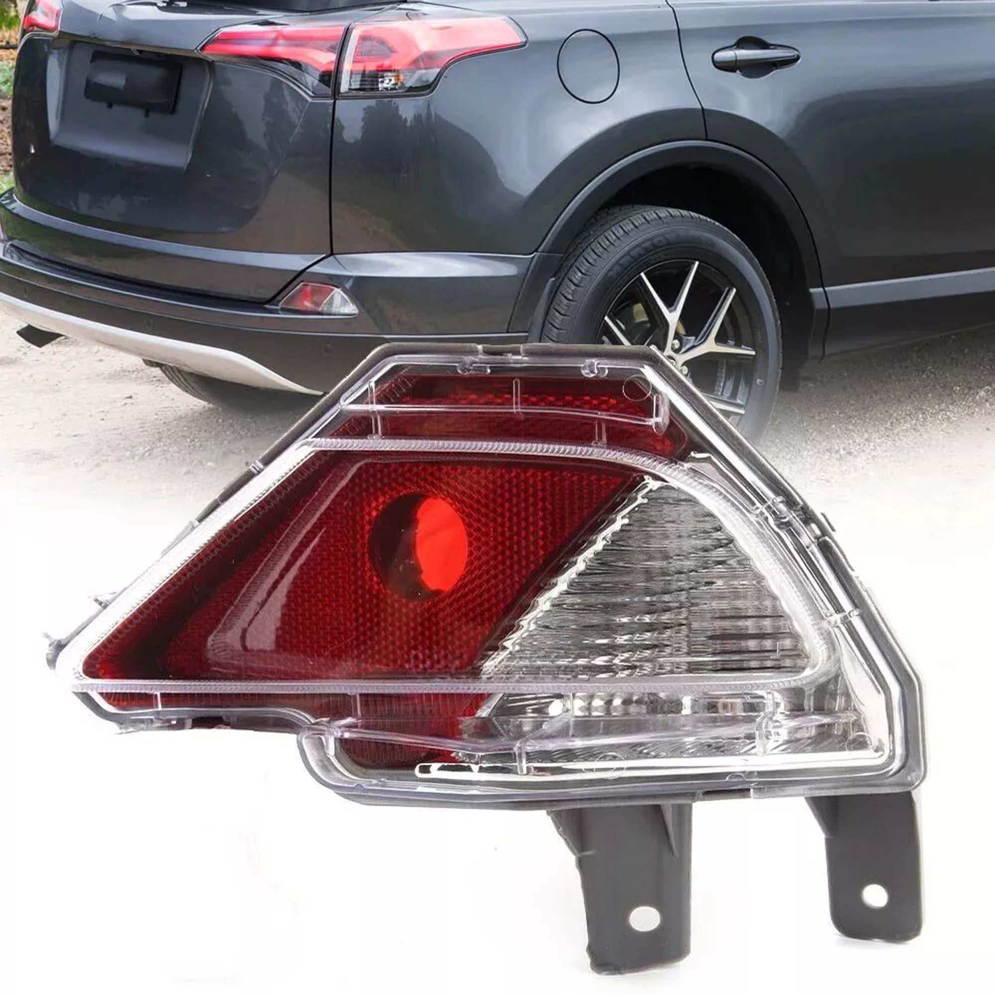 MZORANGE Right Passenger Side Rear Bumper Reflector Light for Toyota ...