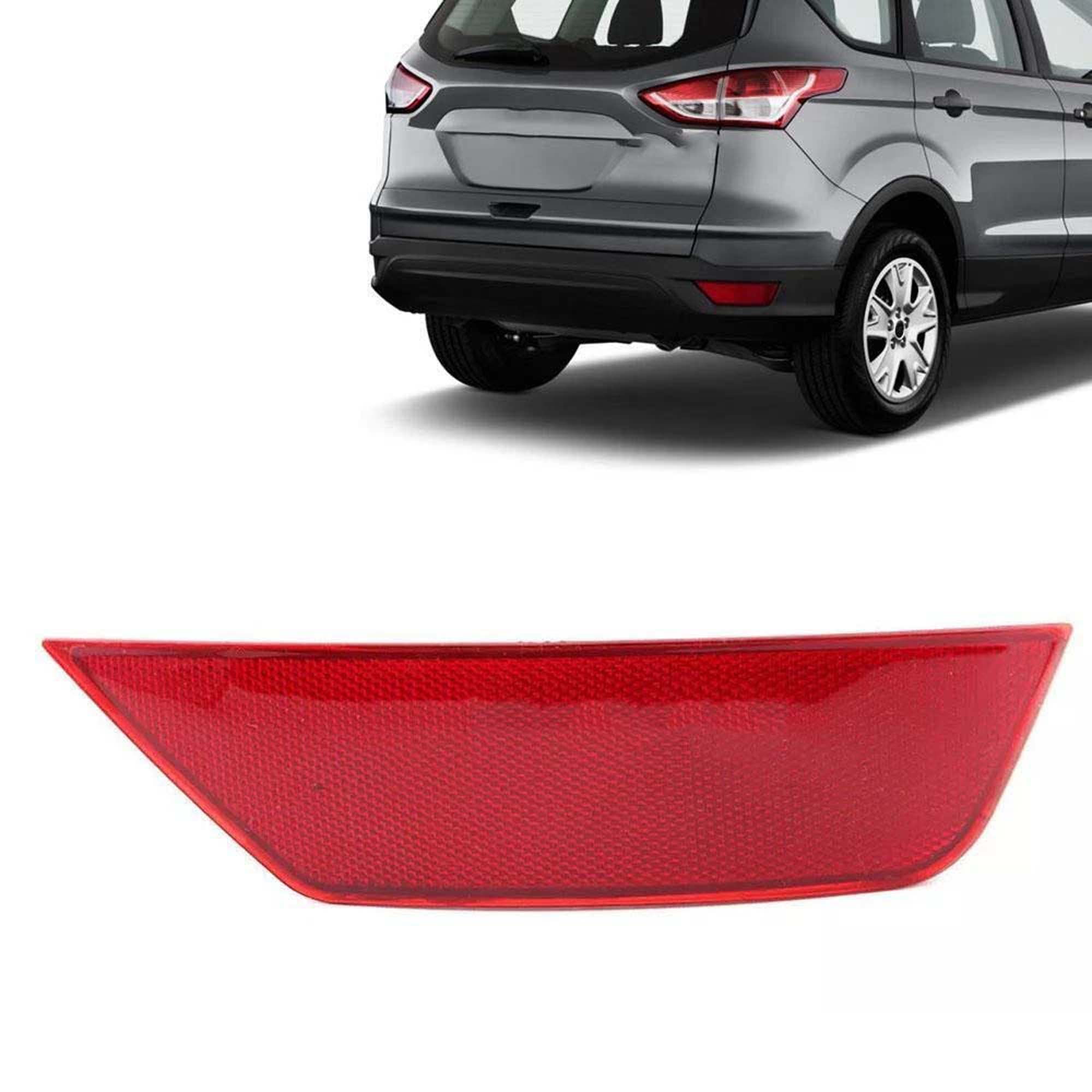 MZORANGE Right Rear Bumper Reflector Light For Ford Escape 2013 2014 ...