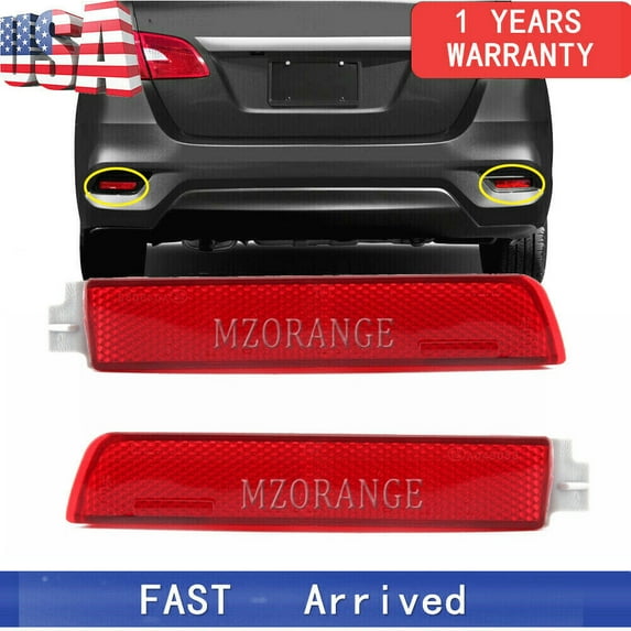 MZORANGE for Nissan Sentra 2013 2014 2015 2016 2018 Pair Left Right ...