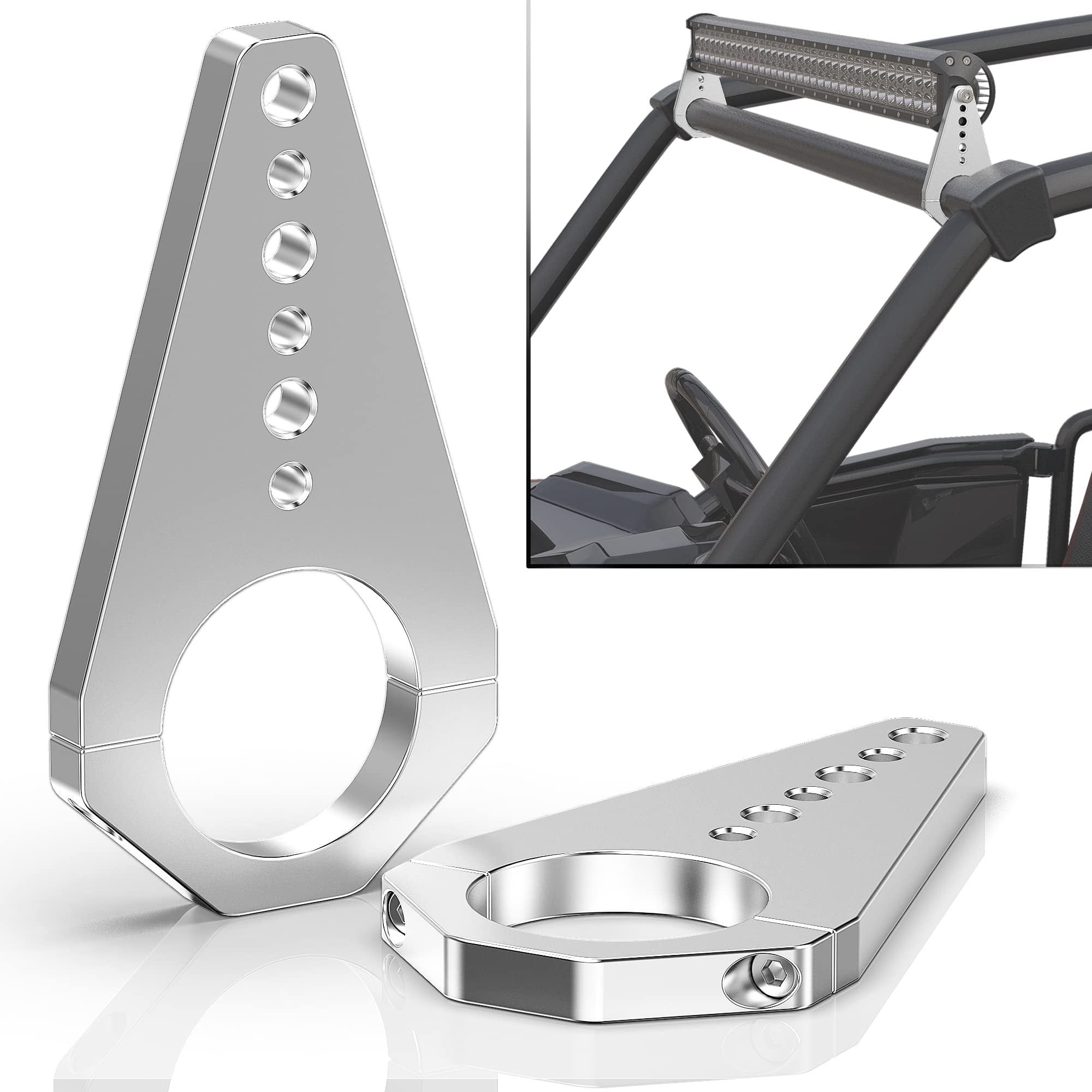 MZS 2" Tube Clamp ZS23 Mounting Bracket, LED Light Bar Mounts Bullbar ...