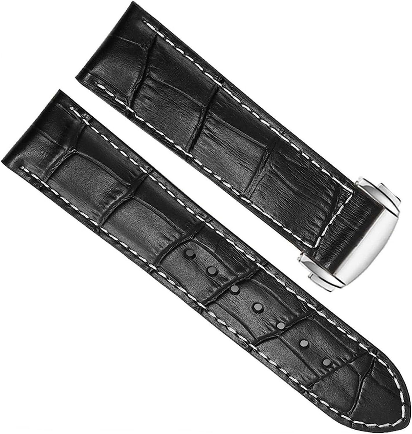 MZTYSGL Genuine Leather watch band For Oris Frosted Watch Chain Strap ...