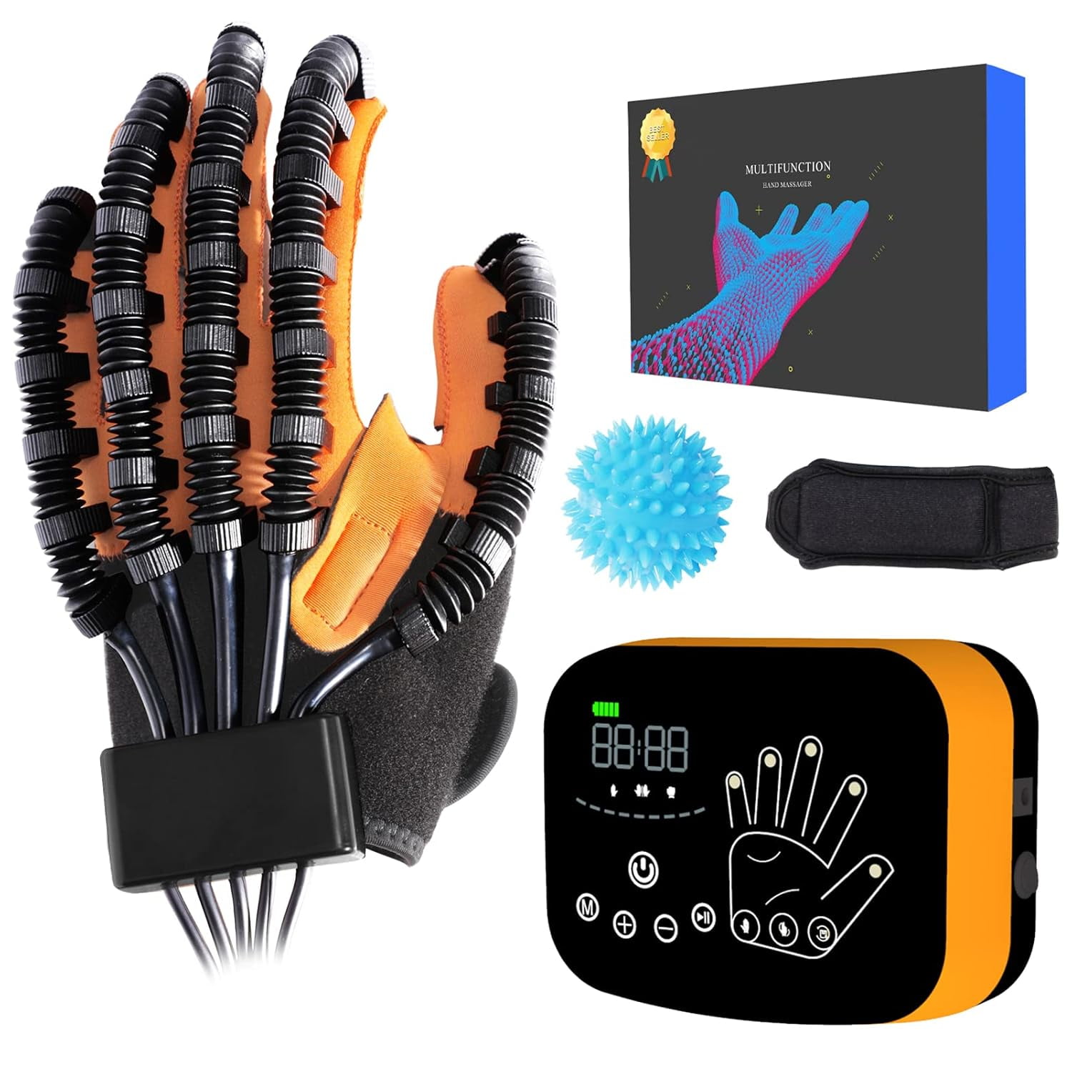 MZU Robotic Glove Rehabilitation Equipment, Finger Orthotics for ...