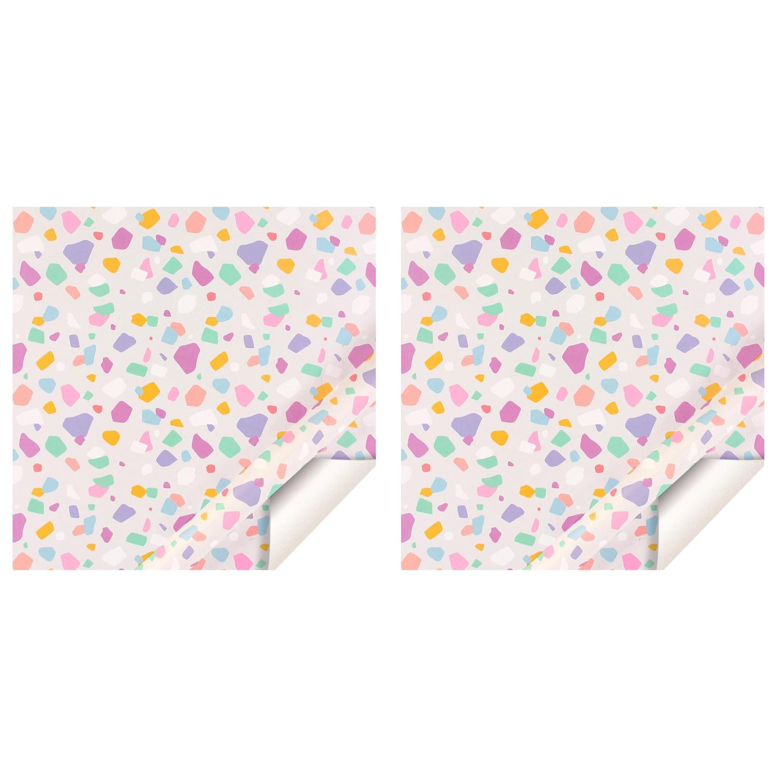 MZXELPRJD 2 Pack Valentines Day Wrapping Paper Colorful Gift Wrap ...