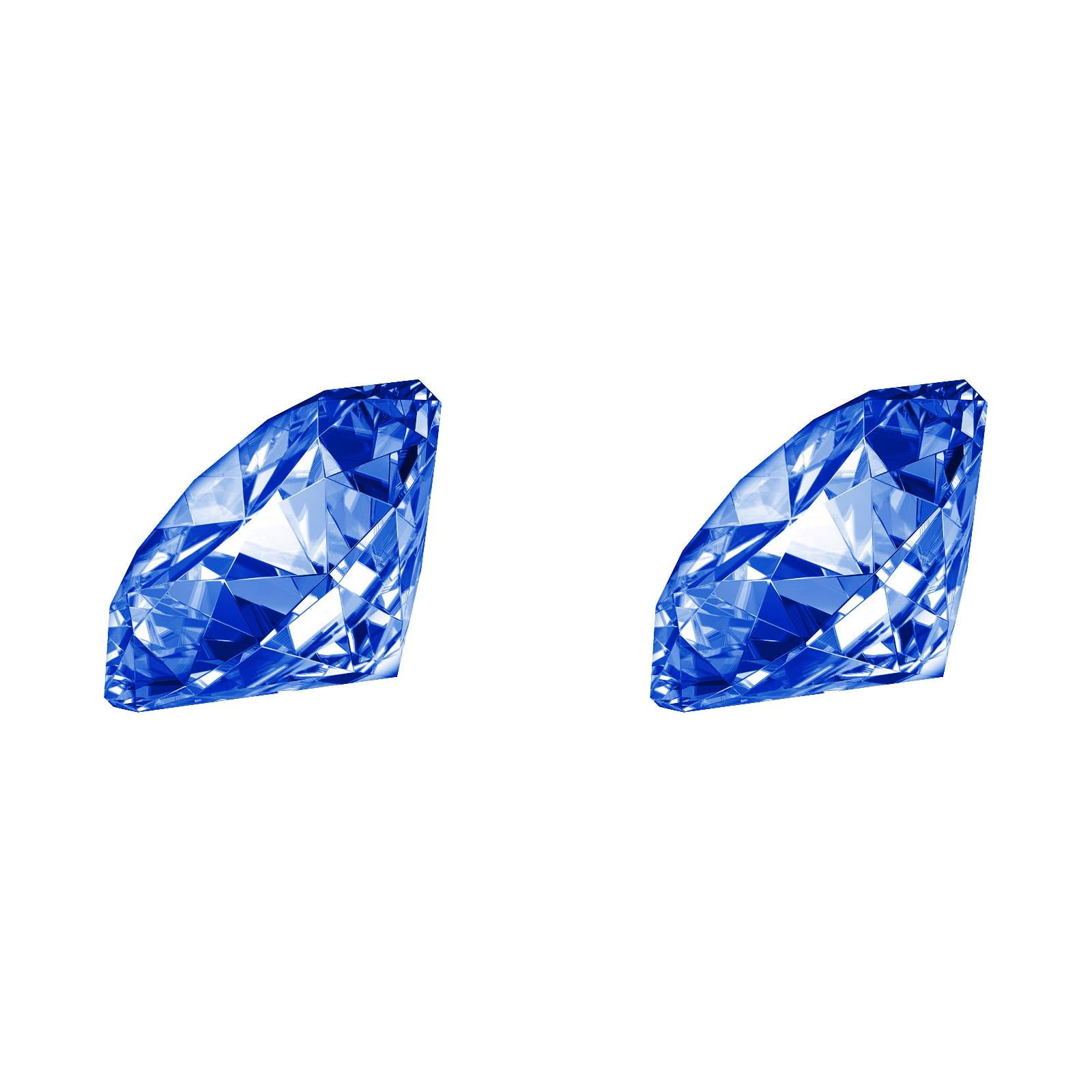 MZXELPRJD Acrylic Diamond Fake Gems Vase Filler 2pcs 1.97 Inch Faux ...
