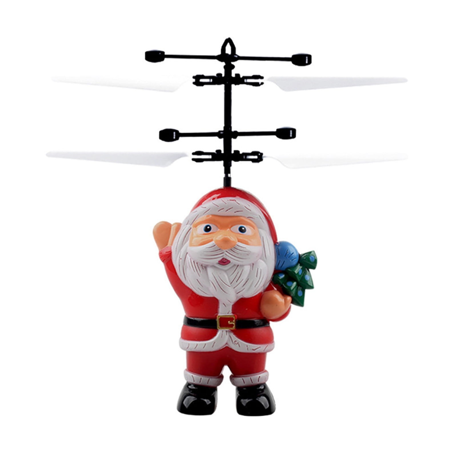 MZXELPRJD Christmas Santa Airplane Toy Flying Santa Claus Toys Magic ...