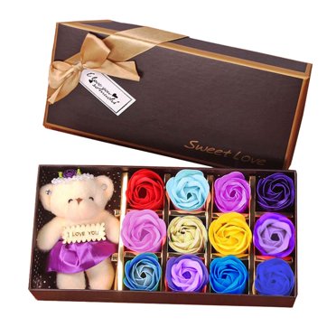 Mini Crystal Rose Flowers Wedding Gift Artificial Crystal Rose With ...