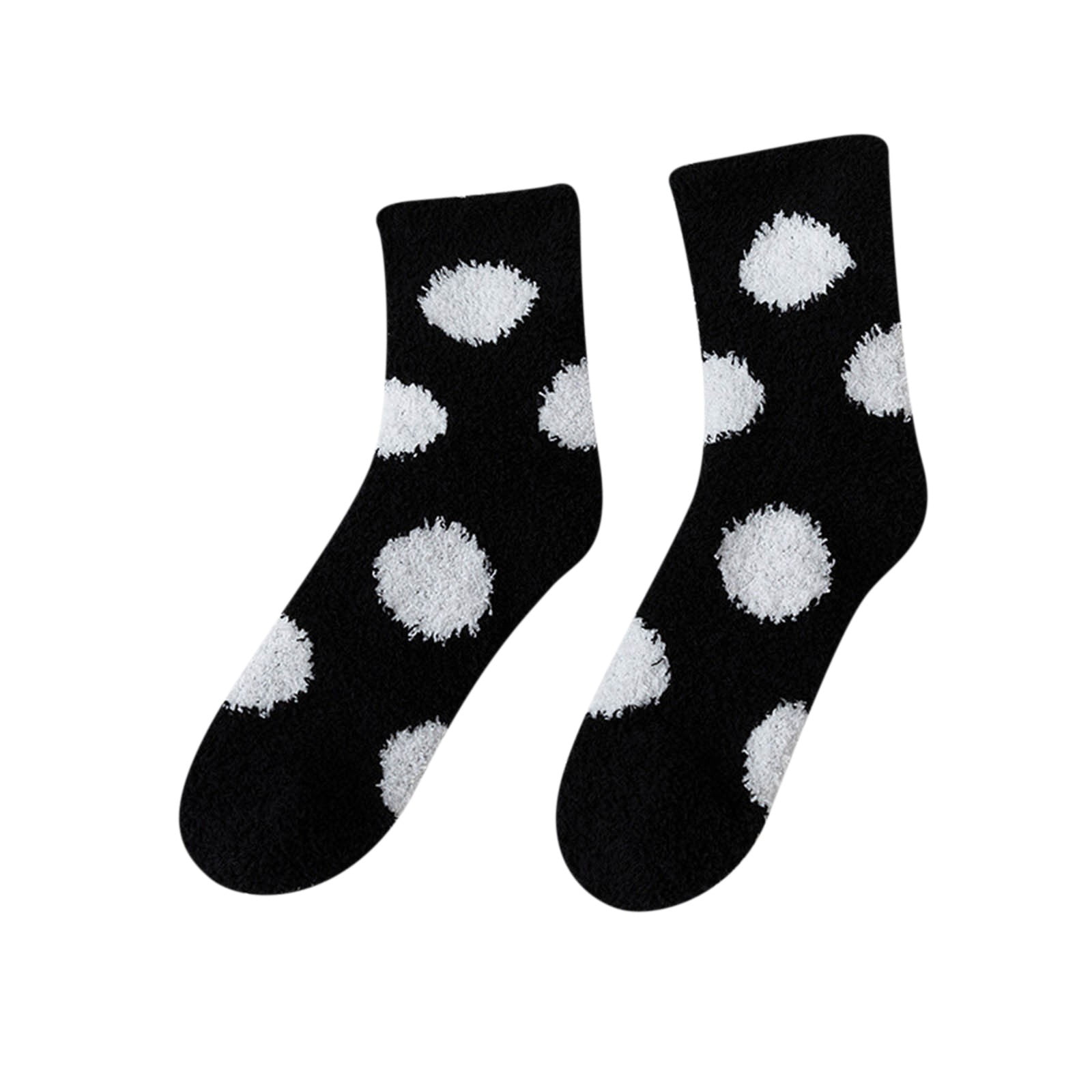 MZXELPRJD No Show Socks Womens Coral Socks Autumn Winter Tube Socks ...