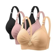 ATOYSOY Wireless Bras for Woman 3 Pack Bras for Teen Girls, Push Up ...