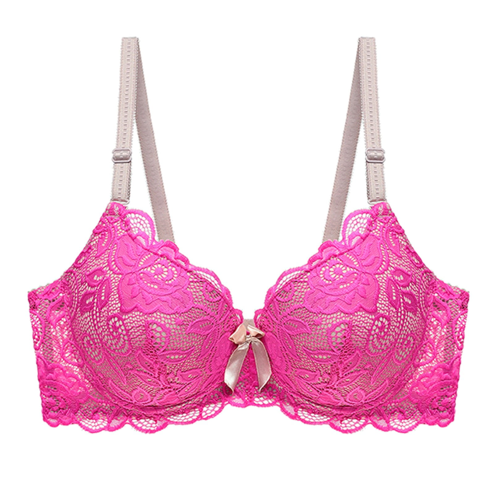 MZXELPRJD Sports Bras for Women Lace Bra Large Thin Cup Bra Alternate ...