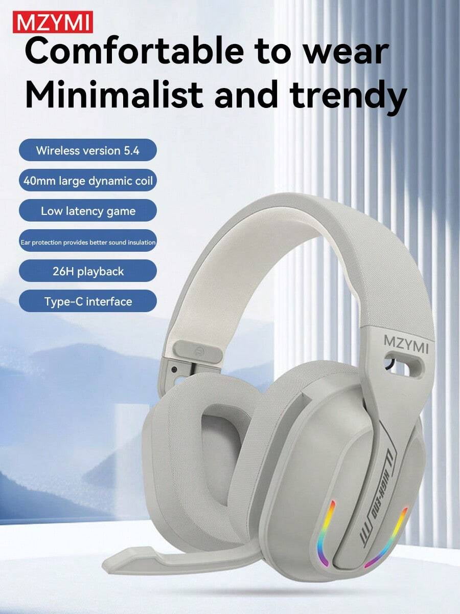 MZYMI Foldable Over Ear Headphones B500 Wireless Gaming Headset Low ...