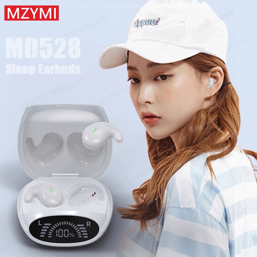 MZYMI MD528 Wireless Mini In Ear Headset TWS Bluetooth Sleep Invisible ...
