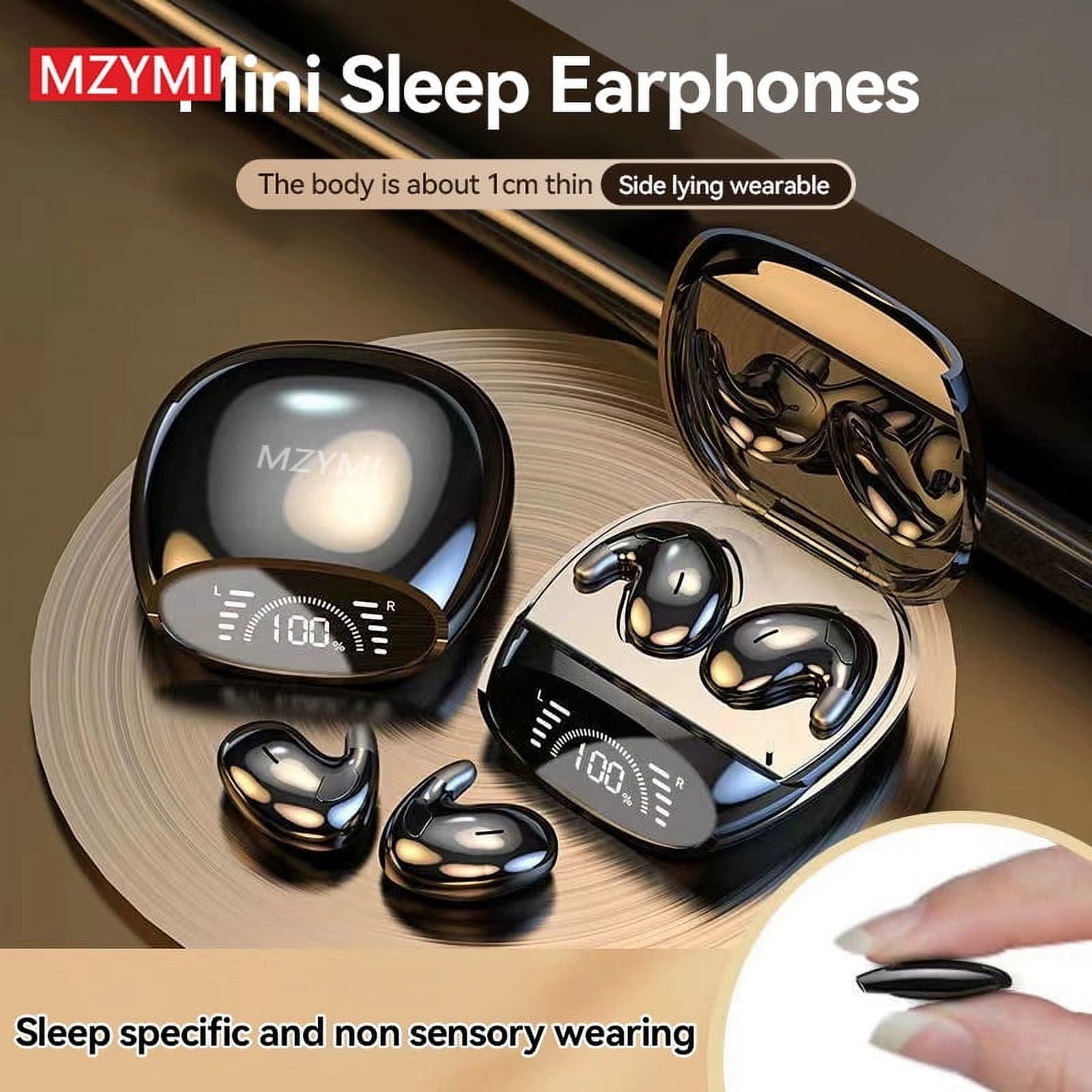 MZYMI MD528 Wireless Mini In Ear Headset TWS Bluetooth Sleep Invisible ...