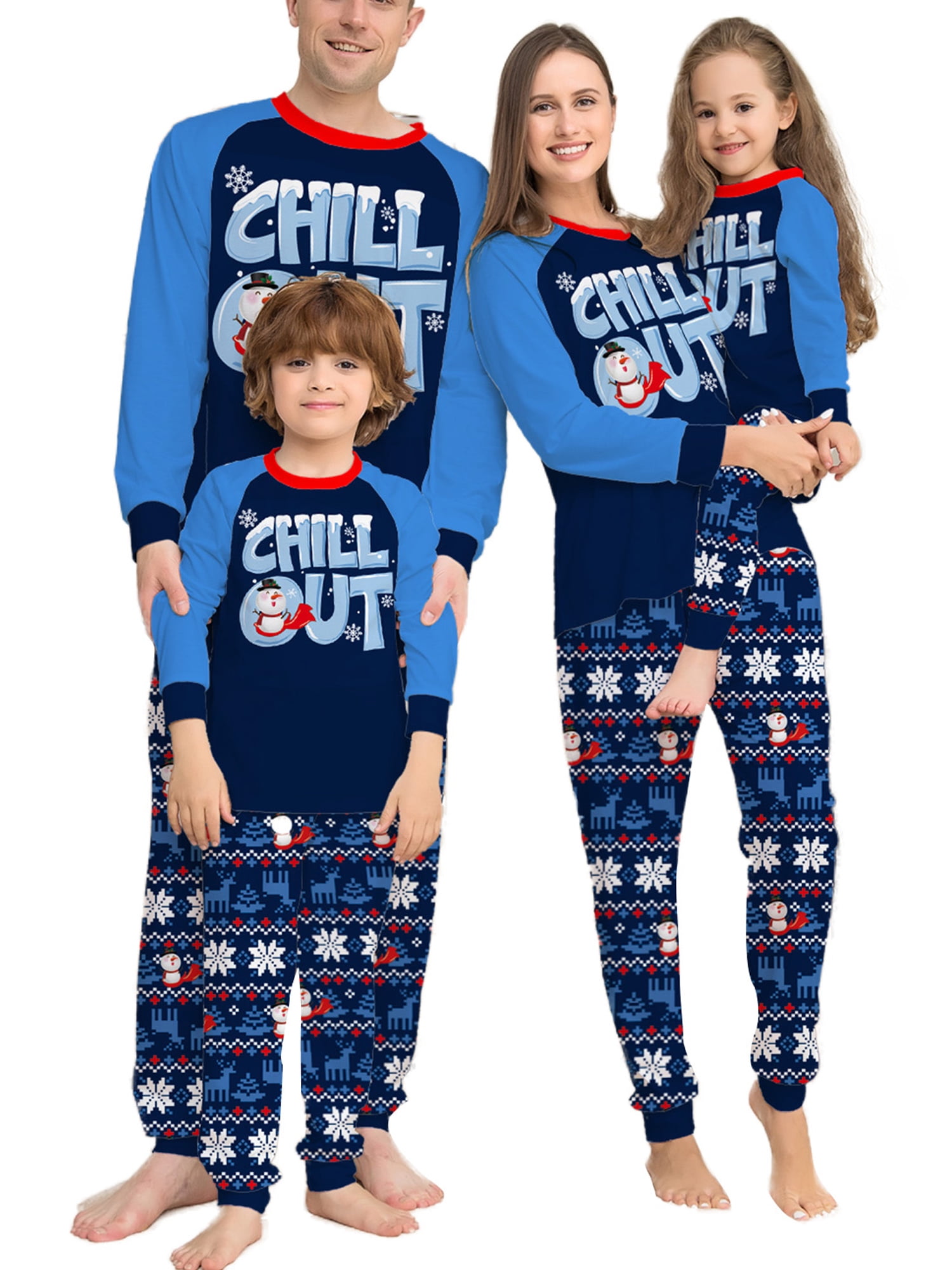 Ma&Baby Family Christmas Pajamas Matching Sets for Mom, Dad, and Infant ...