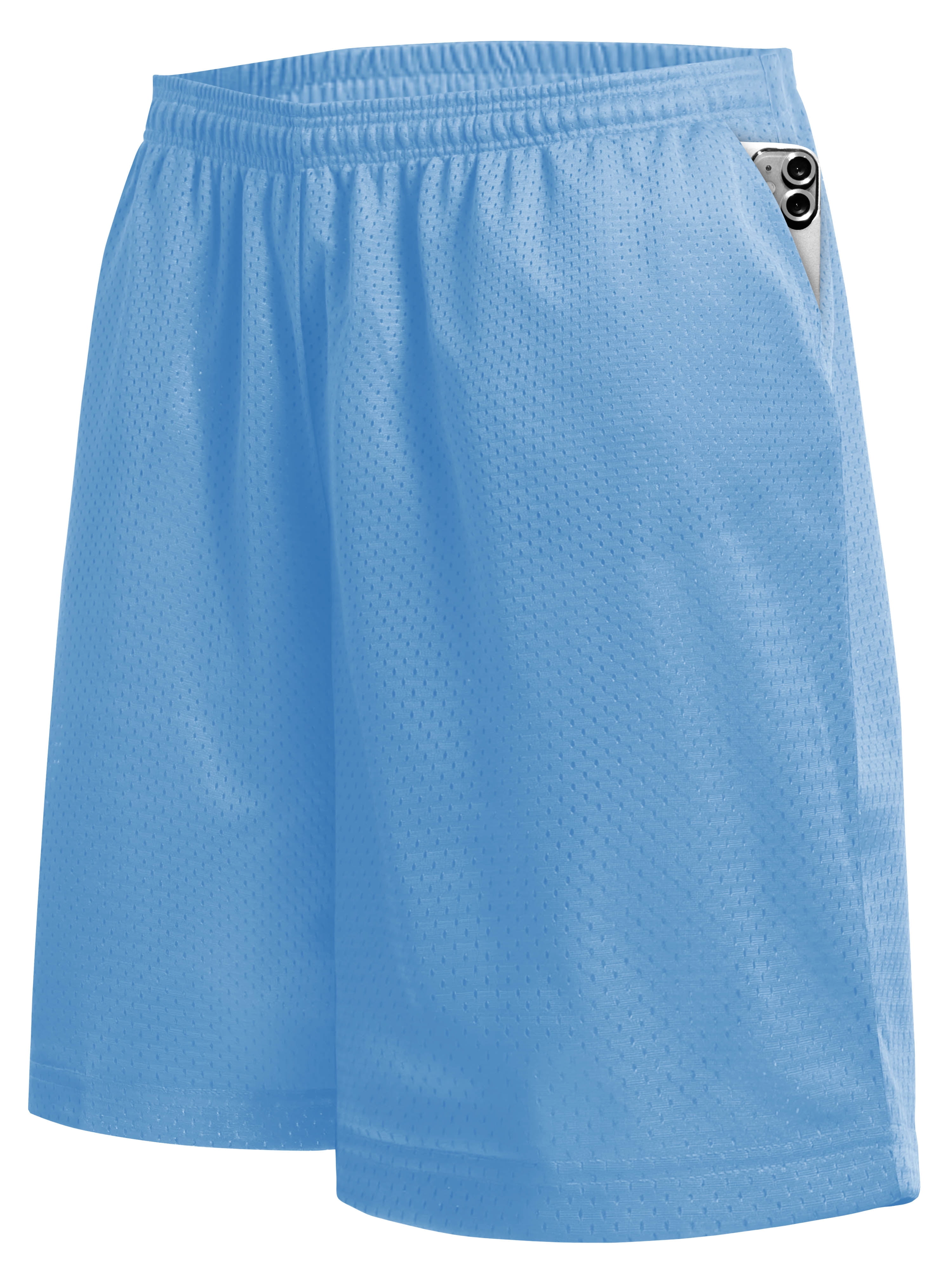 Ma Croix Men's Basic Mesh Shorts With Pockets PE Gym Workout Basketball ...