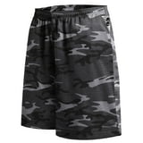 Ma Croix Men's Basic Mesh Shorts With Pockets PE Gym Workout Basketball ...