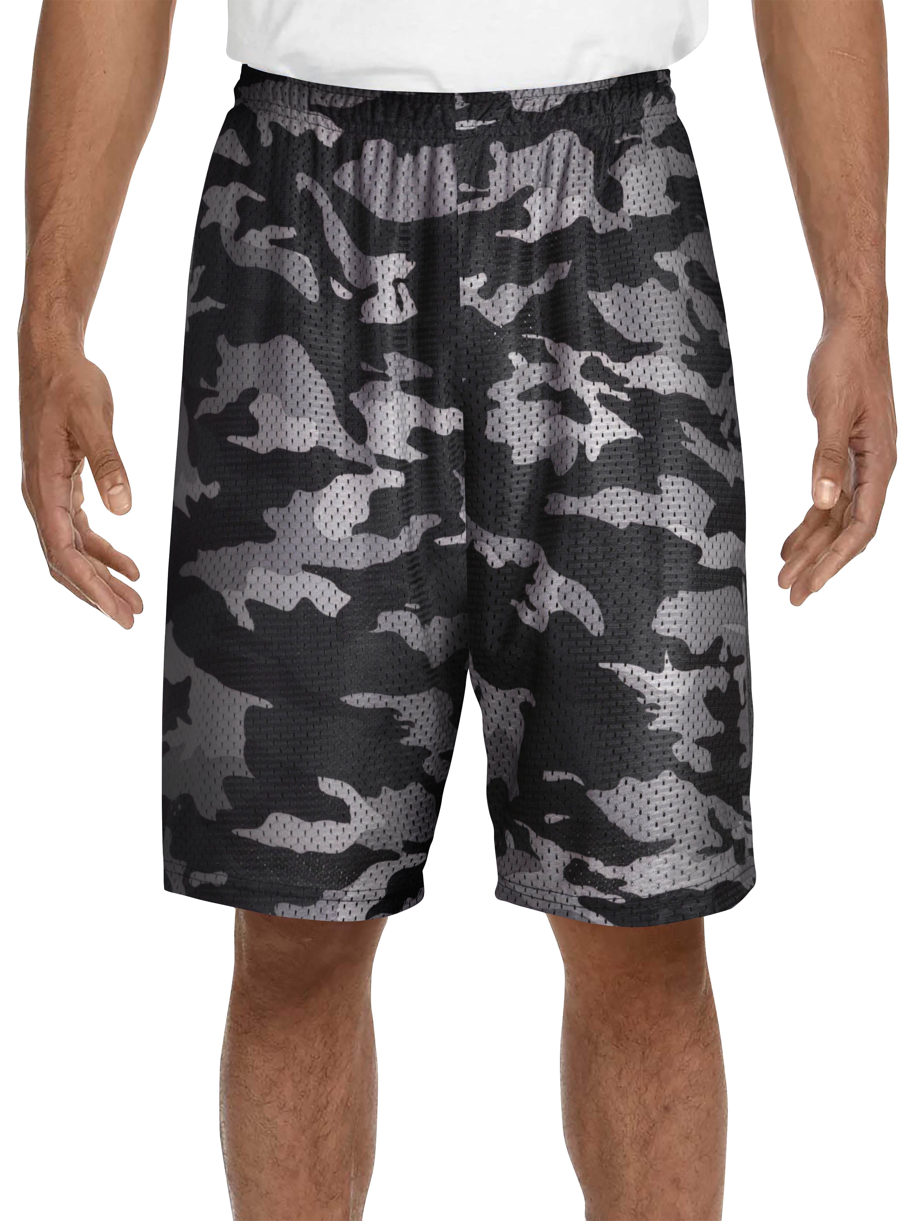 Ma Croix Men's Mesh Shorts With Pockets Gym Basketball Activewear ...