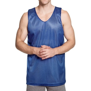 Hat and Beyond Men's Plain Athletic Uniform Reversible Basketball ...