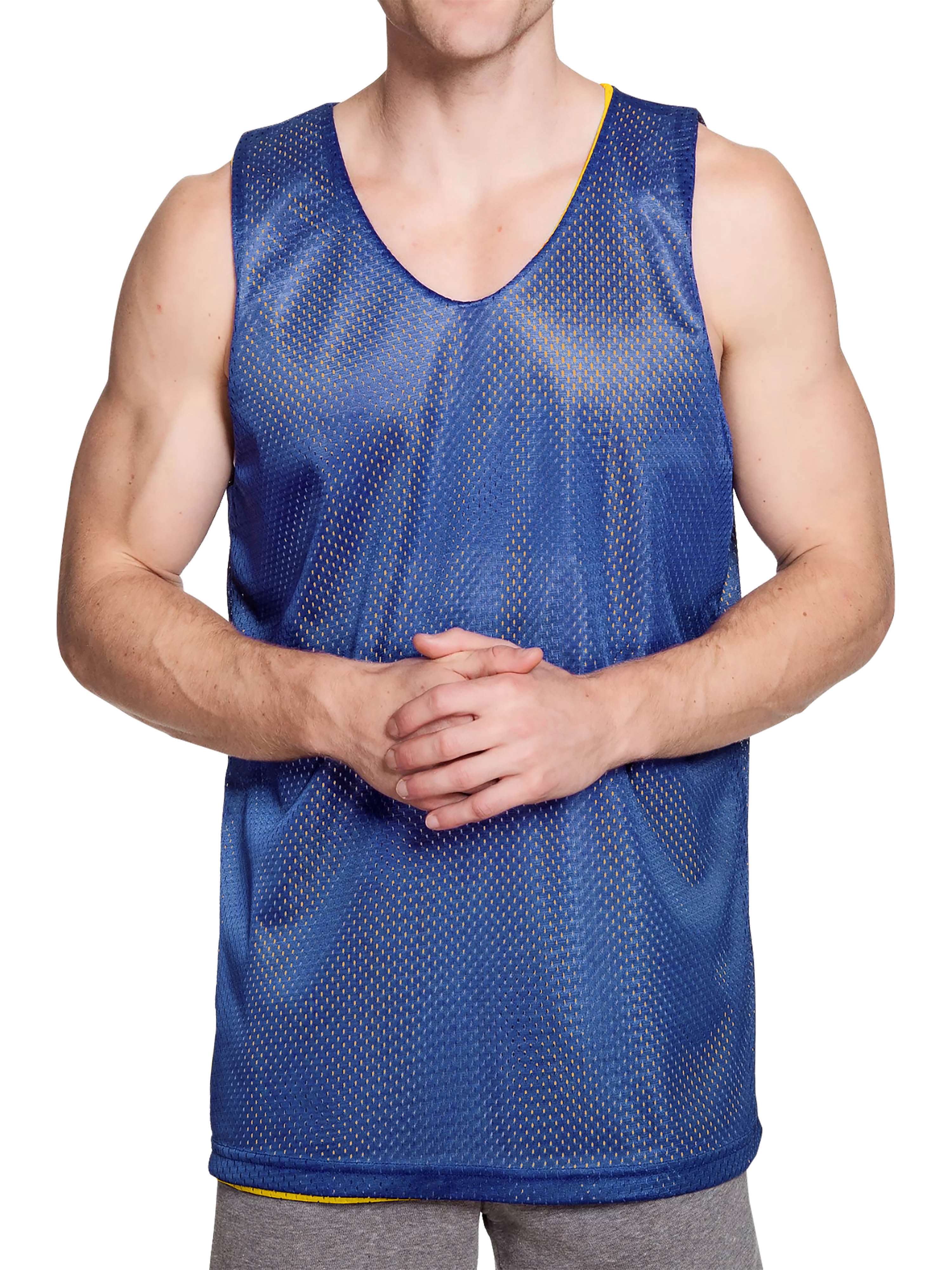 Ma Croix Men's Reversible Basketball Jersey Premium Moisture Wicking ...