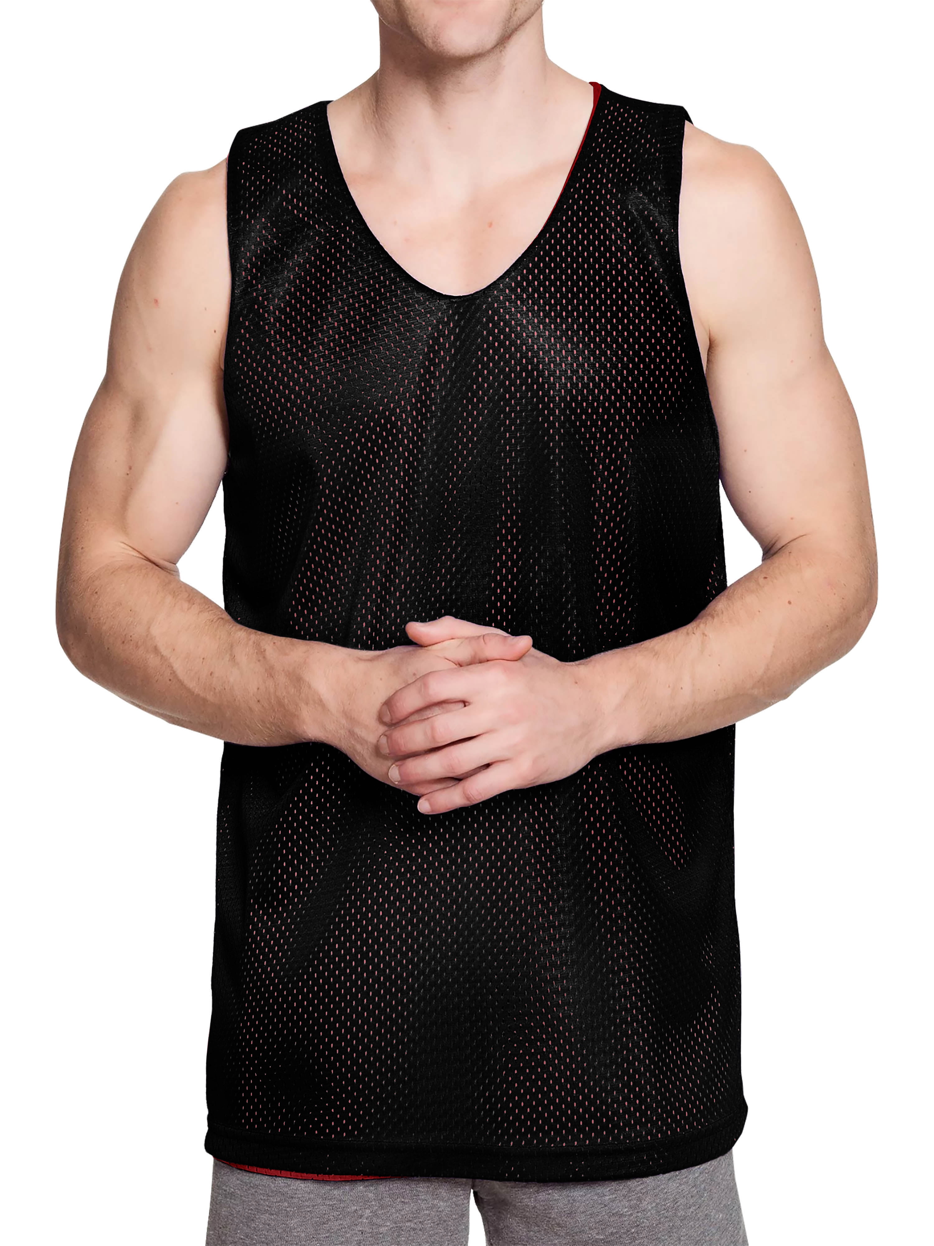 Ma Croix Men's Reversible Basketball Jersey Premium Moisture Wicking ...