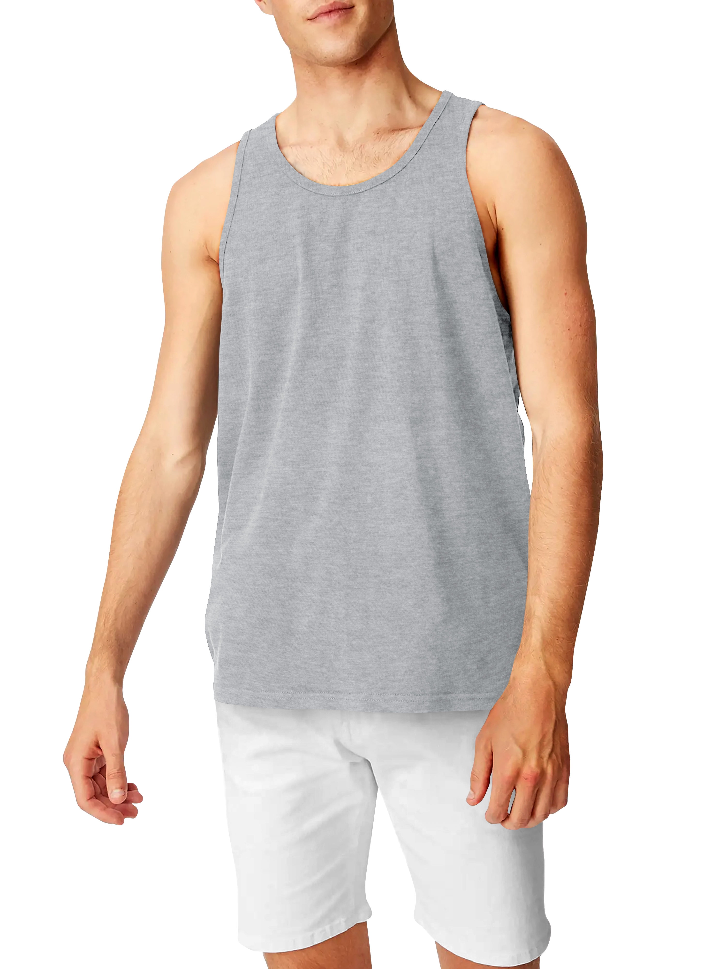 Ma Croix Mens Blended Cotton Lightweight Tank Top Shirt - Walmart.com