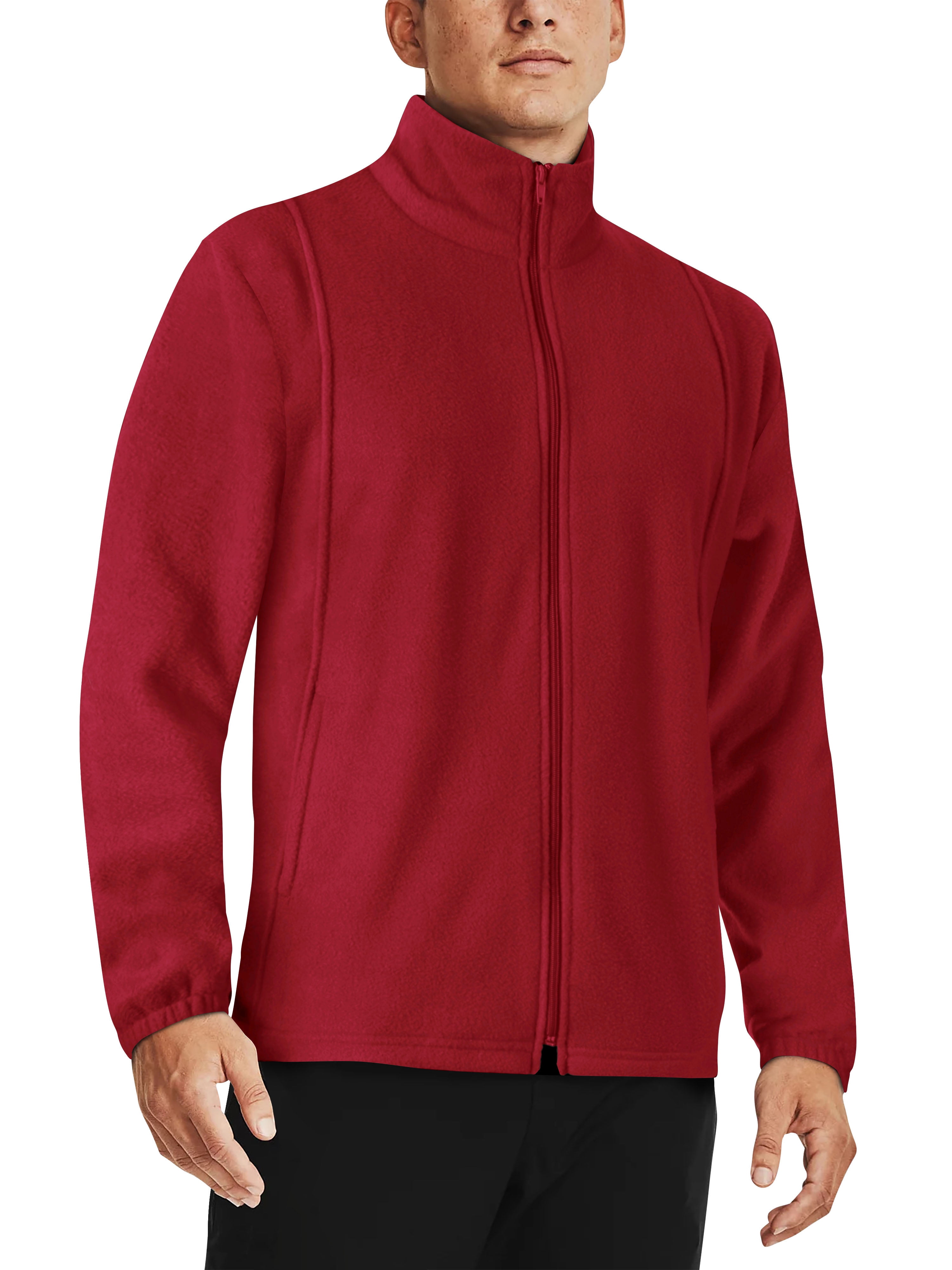 Ma Croix Mens Brushed Micro Fleece Full Zip Up Enclosure Outdoors ...