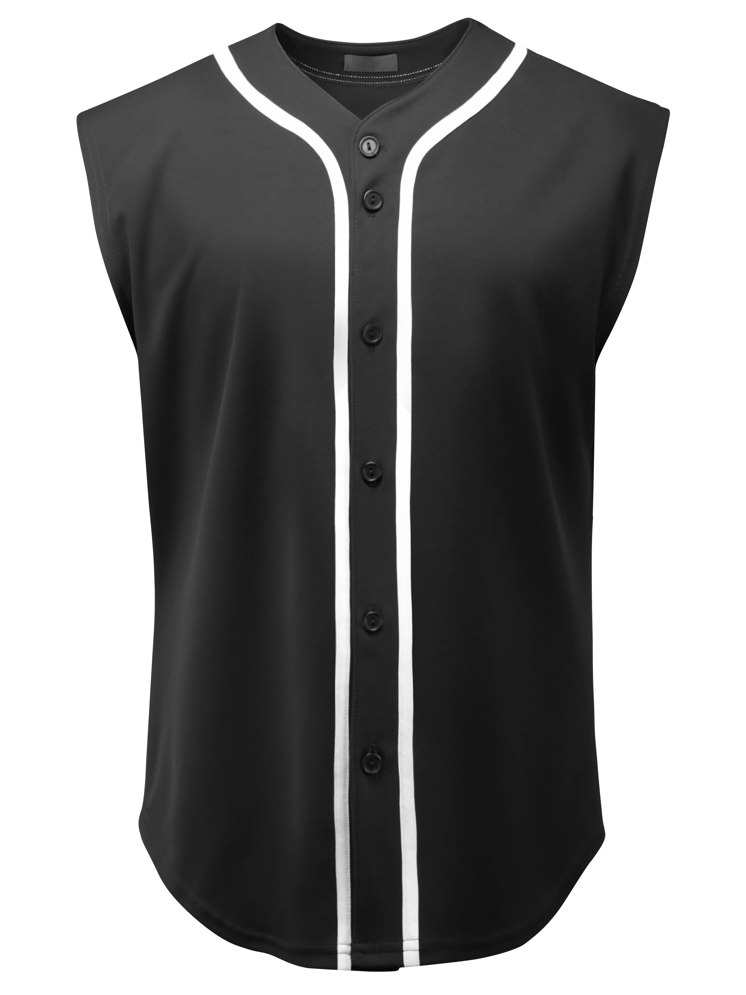 Ma Croix Mens Casual Sleeveless Baseball Jersey Team Vest - Walmart.com