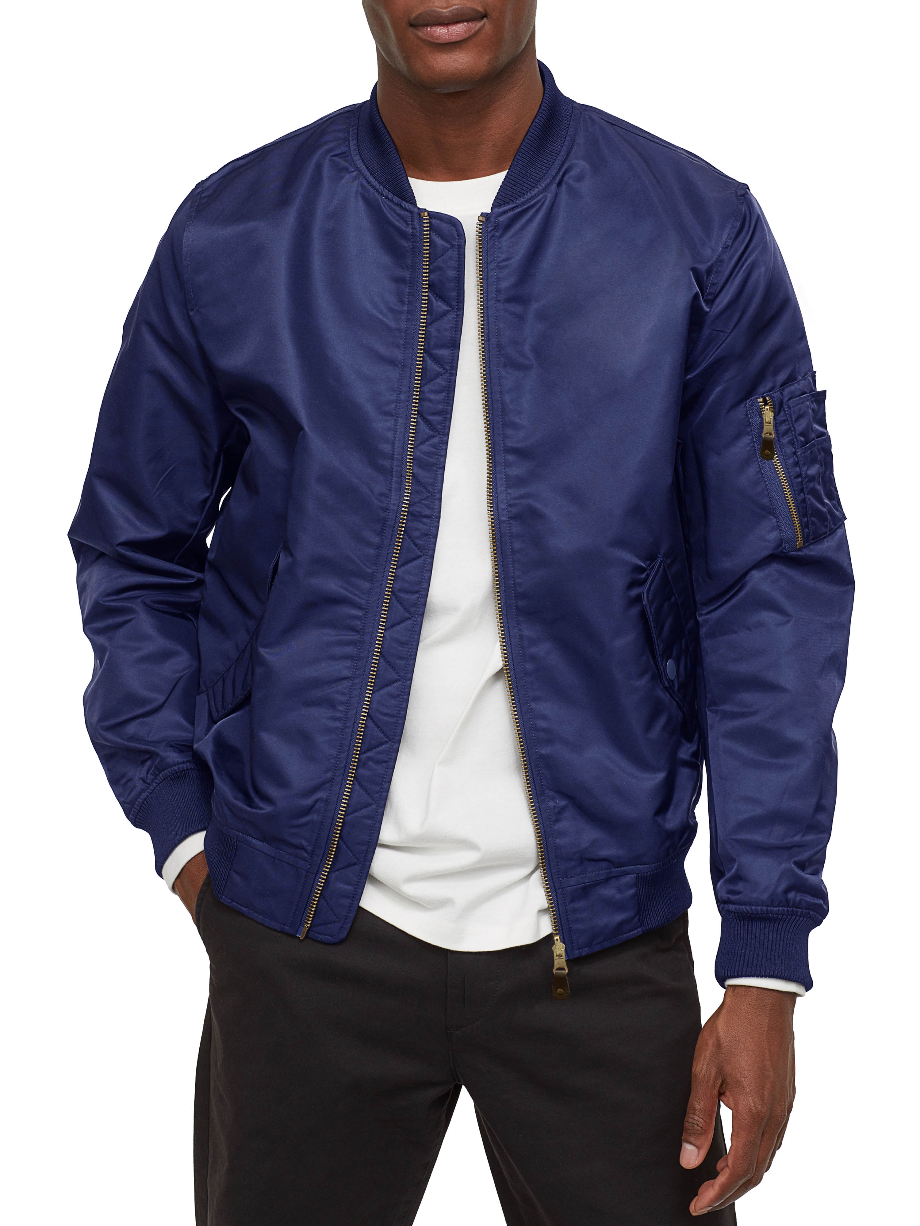 Ma Croix Mens MA-1 Premium Bomber Jacket Flight Jacket Outerwear ...