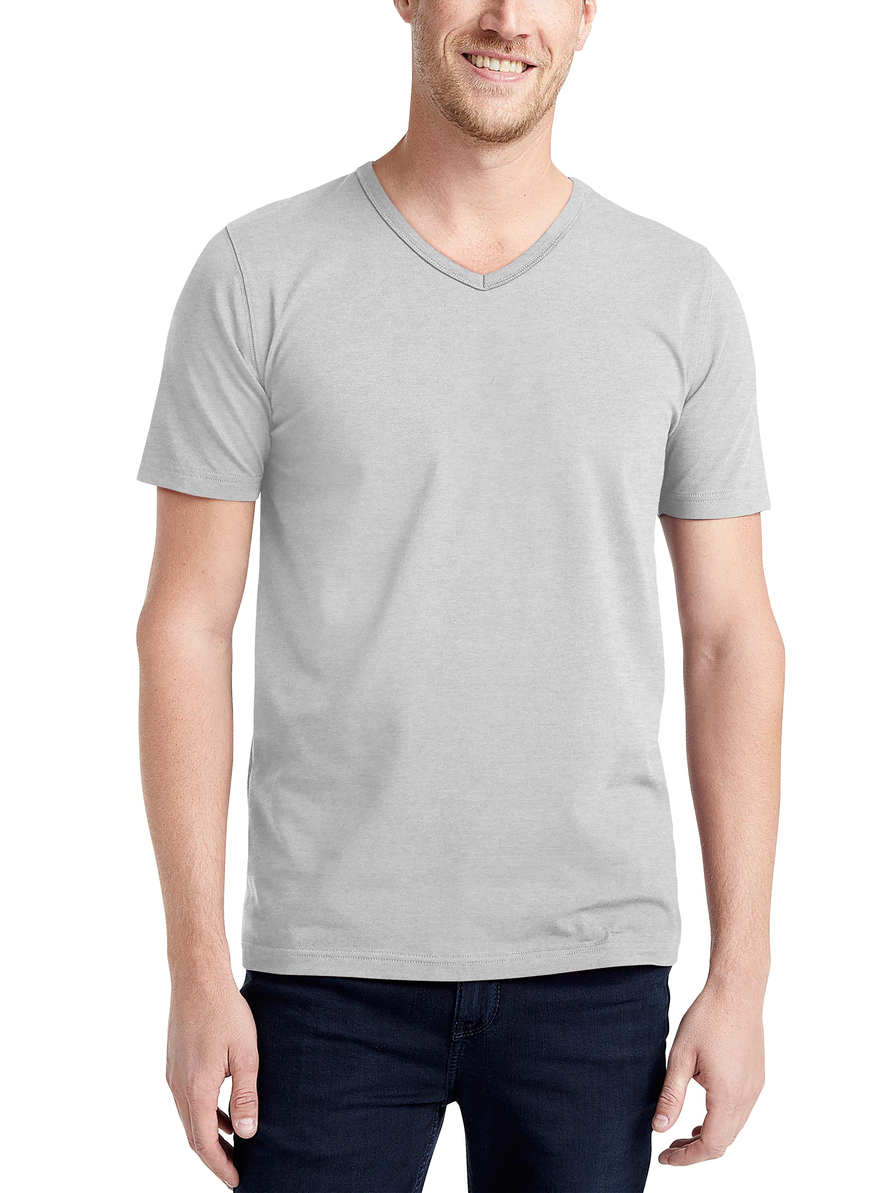 Ma Croix Mens Premium Heavyweight V-Neck T-Shirts Essential Casual, Up ...