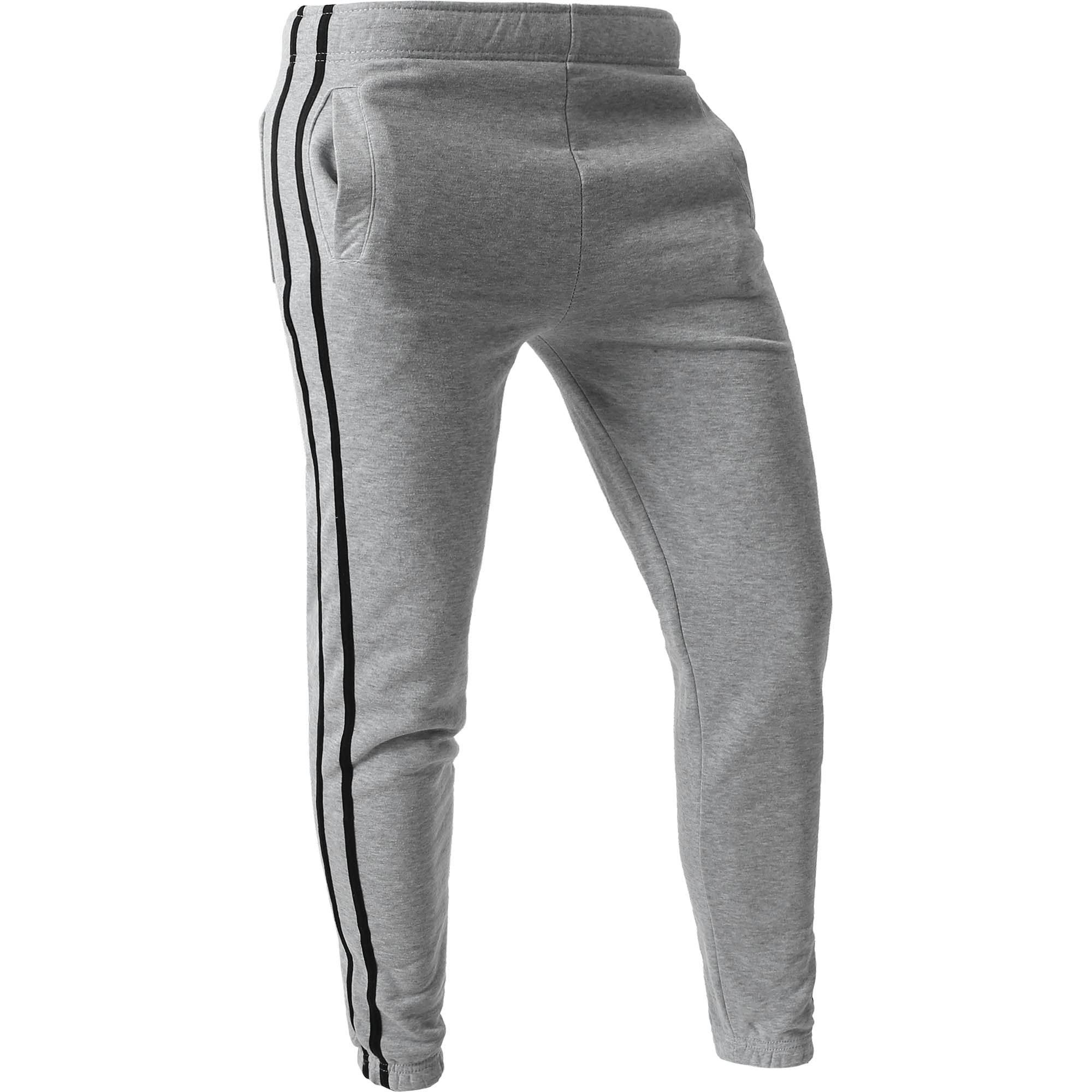 Ma Croix Mens Stripe Jogger Pants Lightweight Training Sweatpants
