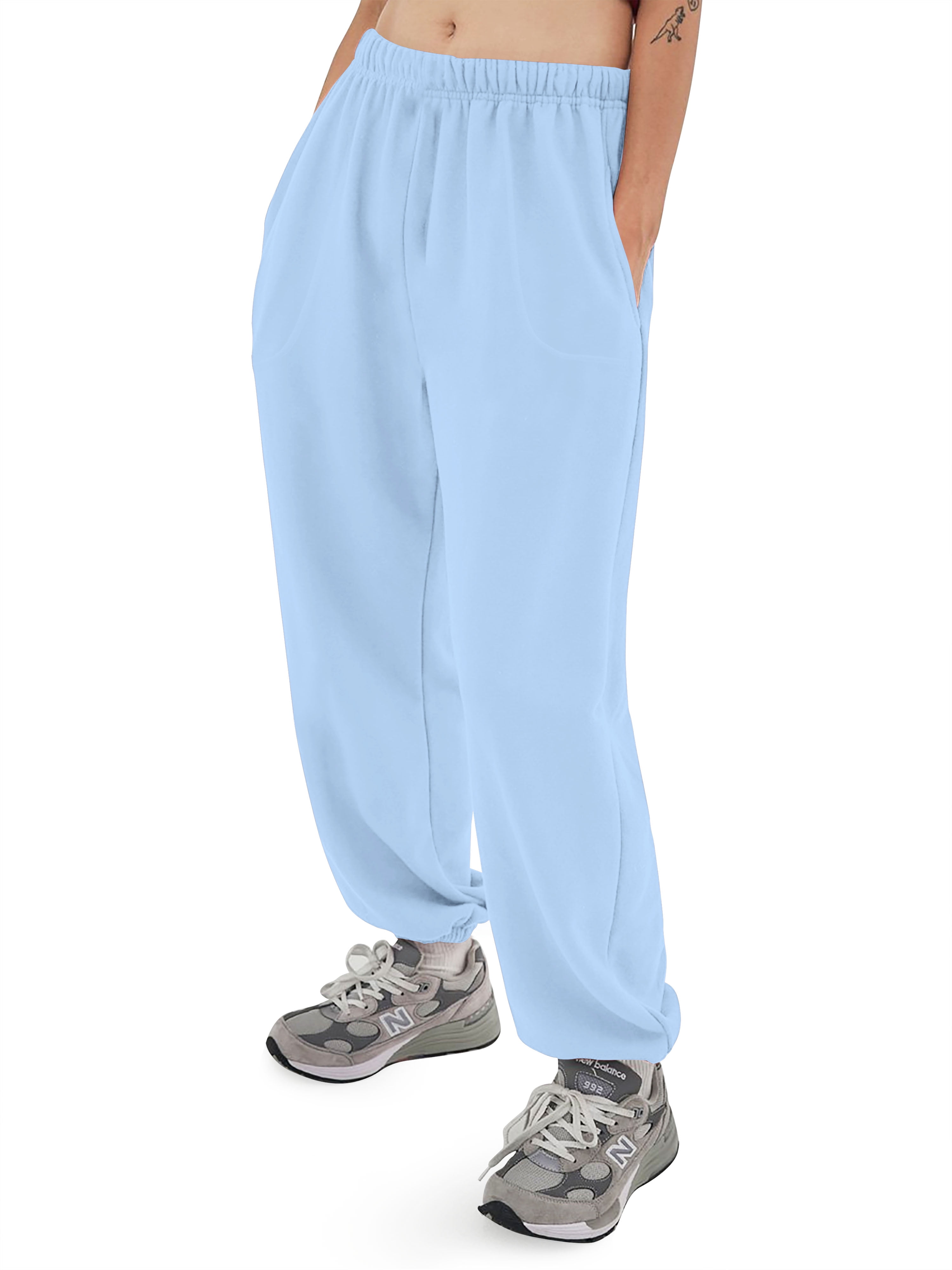 Ma Croix Women Oversized Fit Lounge Jogger Sweatpants with Pocket ...