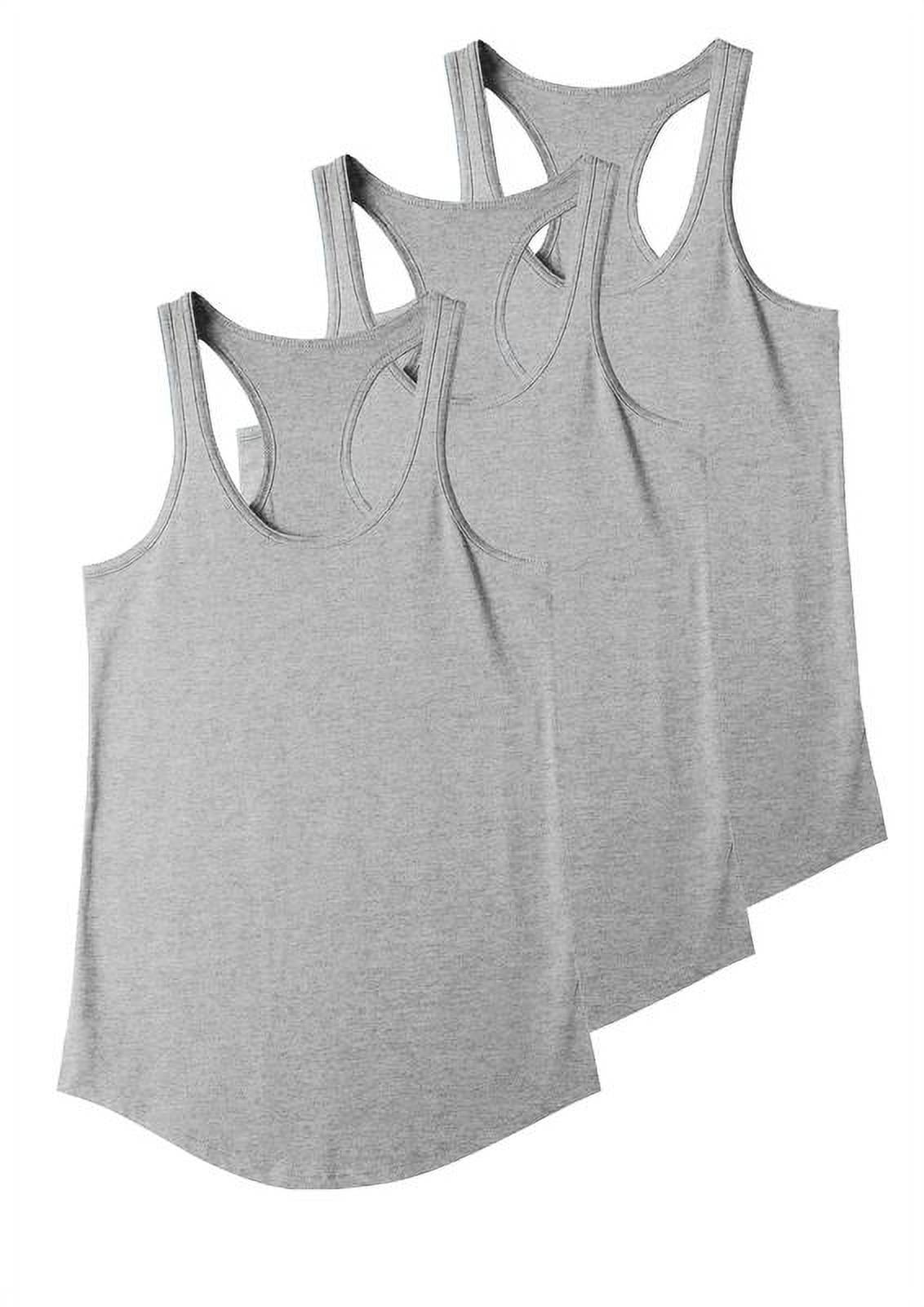 Ma Croix Women's 3 Pack Racerback Sleeveless Tank Top - Walmart.com