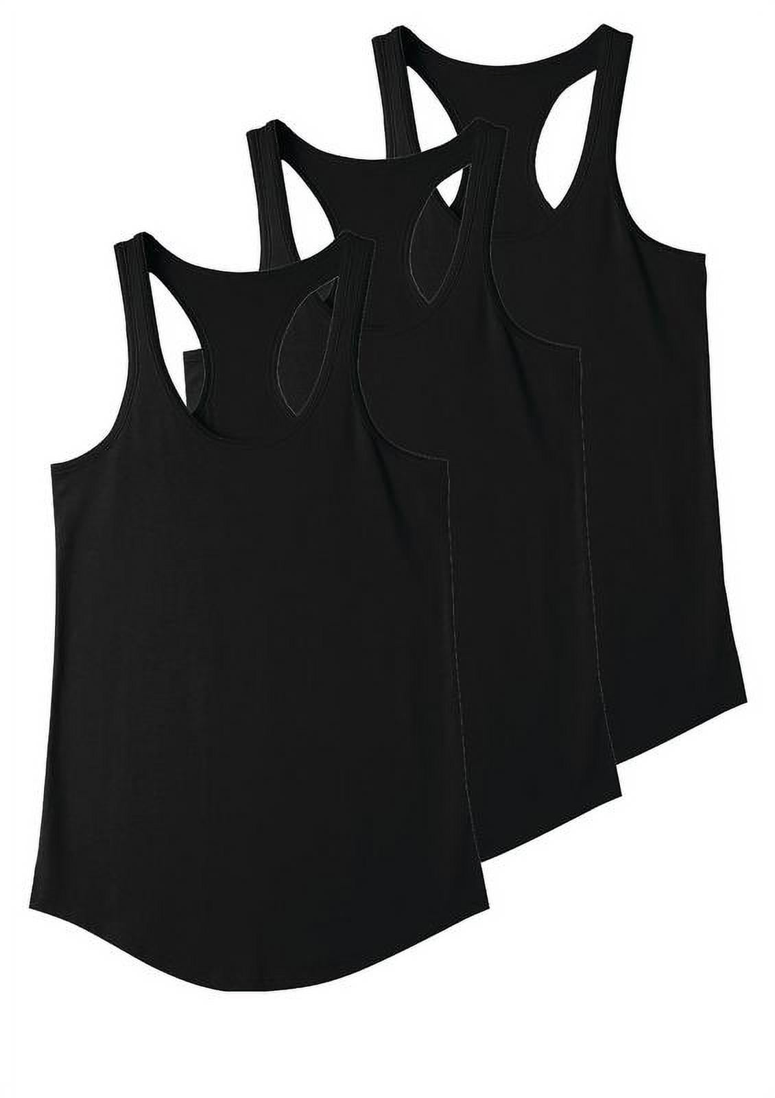 Ma Croix Women's 3 Pack Racerback Sleeveless Tank Top - Walmart.com