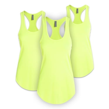 Women's Clementine Ideal Racerback Tank Top (Pack of 3) - Walmart.com