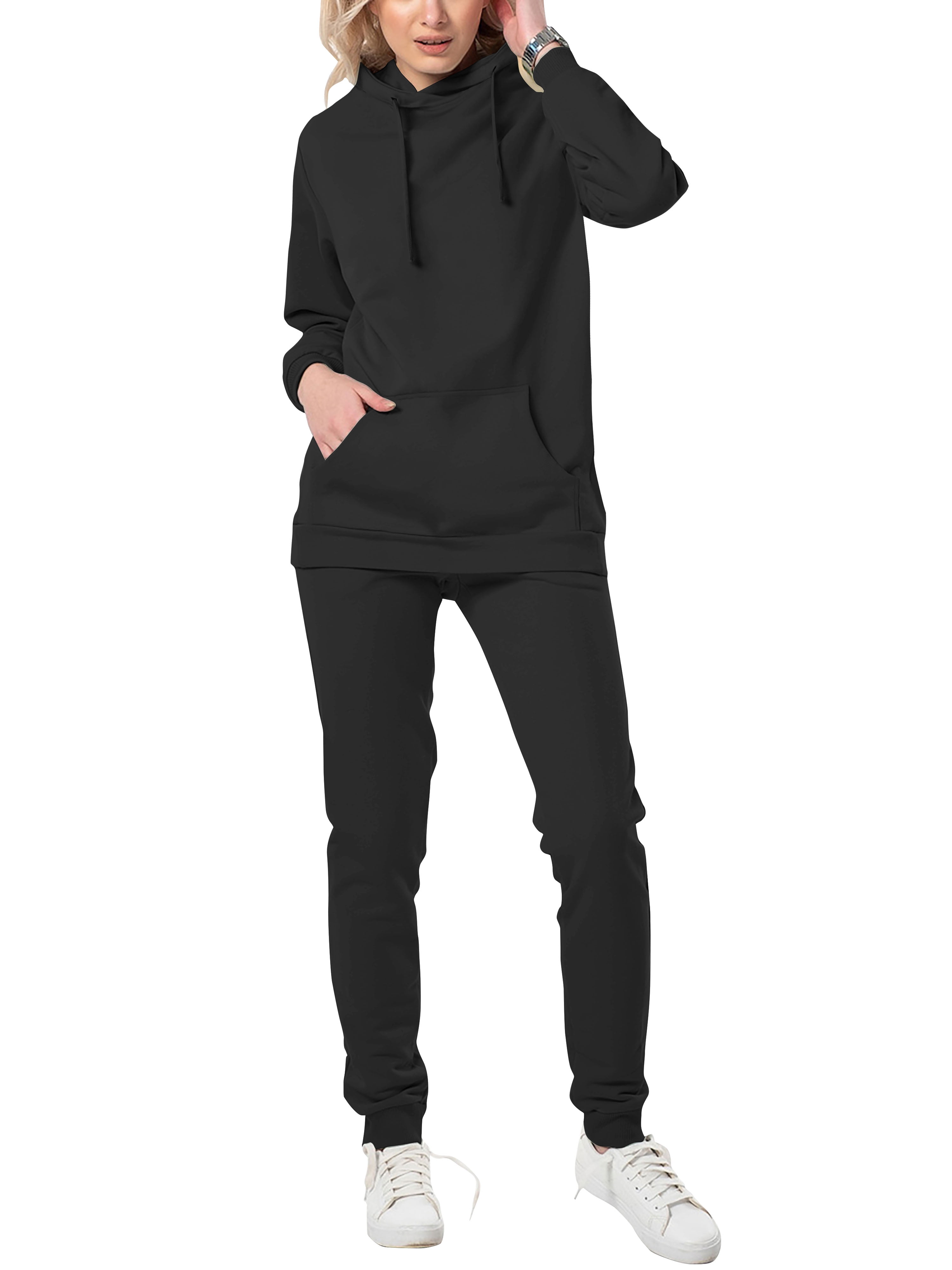 Ma Croix Womens Premium French Terry Pullover Hoodie and Jogger ...