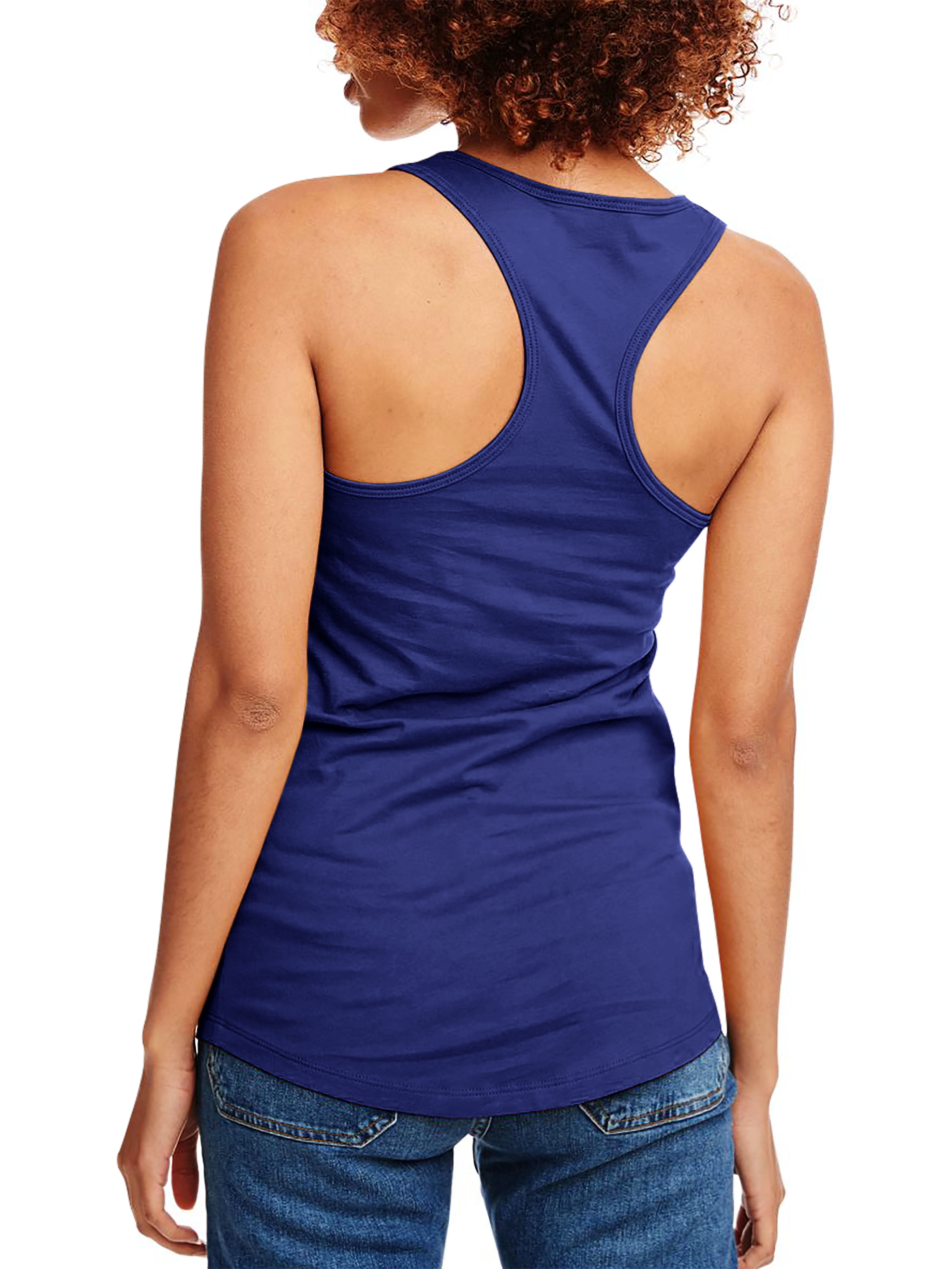 Ma Croix Women's Racerback Tank Top, Soft Casual Sleeveless, 100% ...