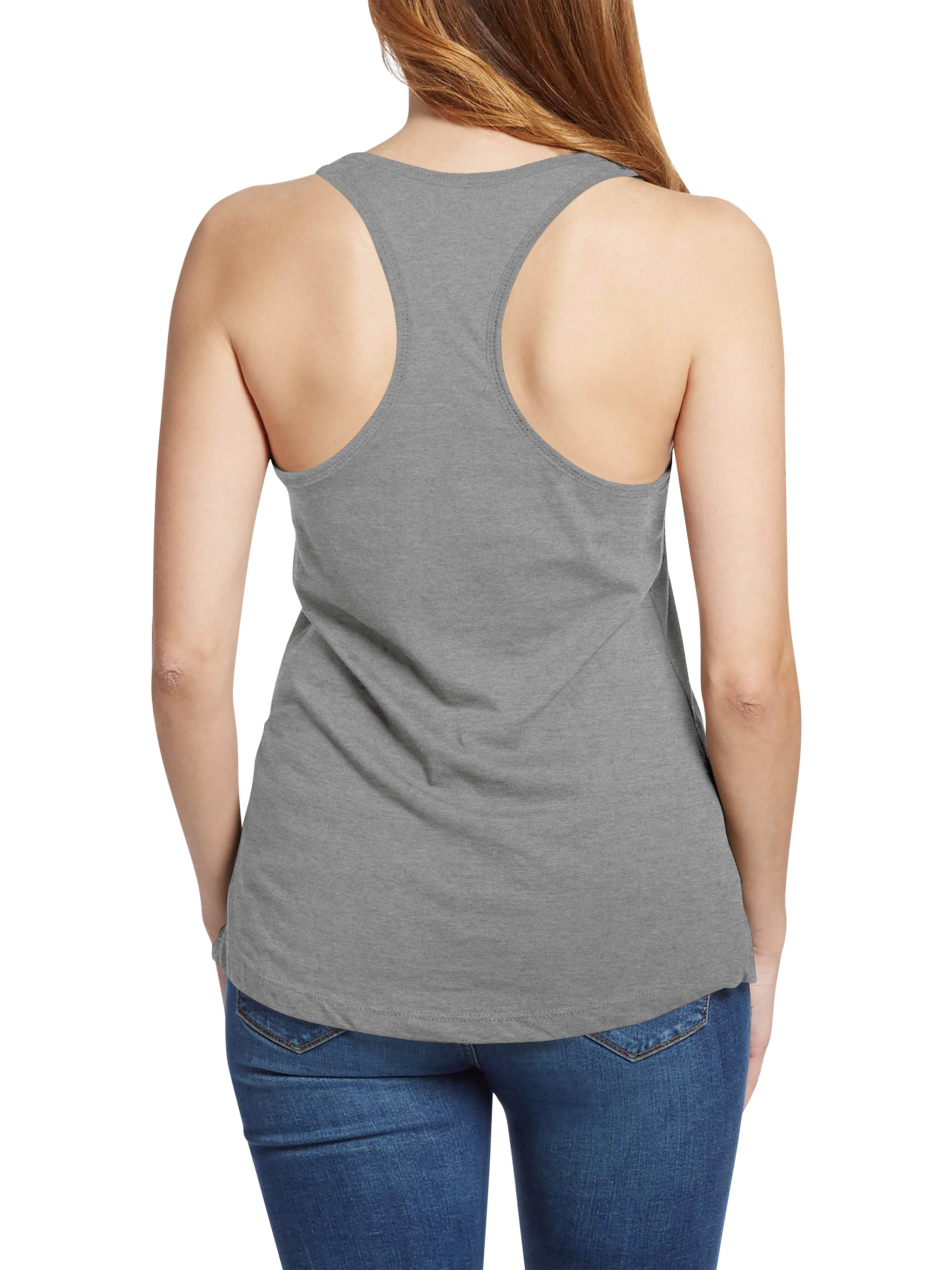 Womens Clementine Poly-Cotton Racerback Tank - Walmart.com