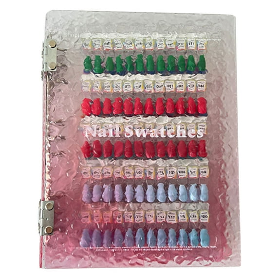 Ma Gnetic Nail Swatches Book 120/180/240 Nail Color Display Book Blank ...