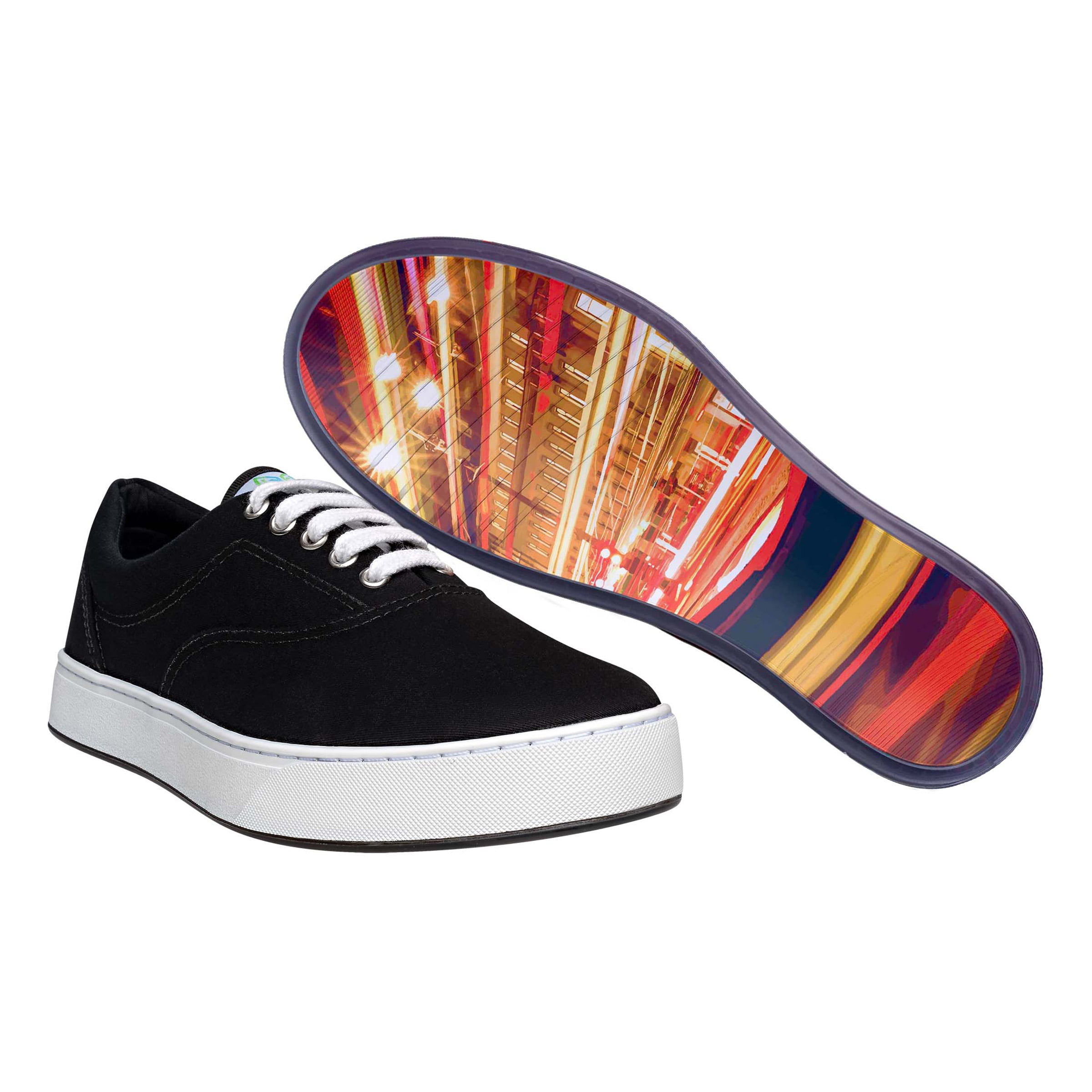 MaCae Unisex Canvas Lace Up Fashion Shoe With Unique Sole, Casual Shoes ...