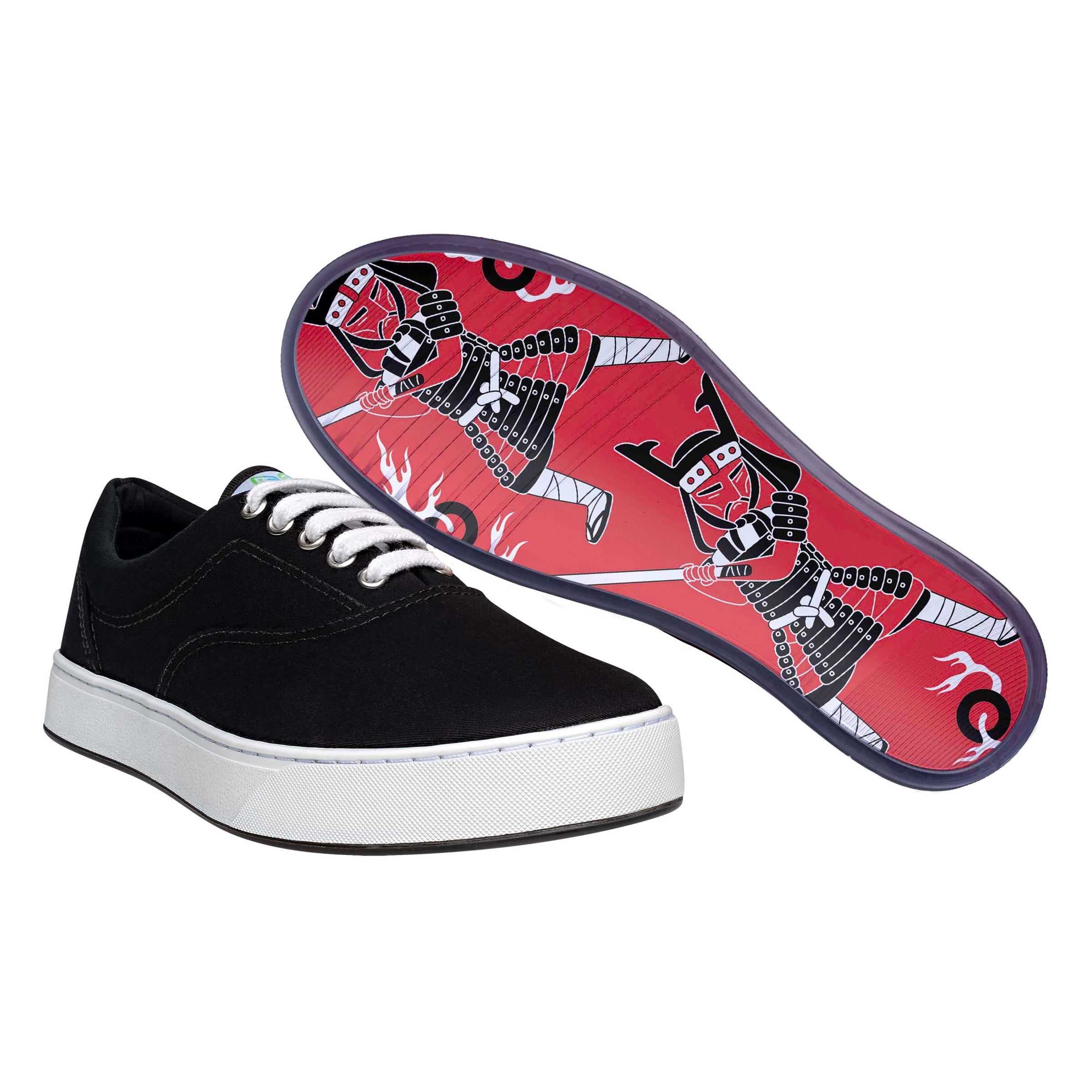 MaCae Unisex Canvas Lace up Fashion Shoe with Unique Sole Lifestyle ...
