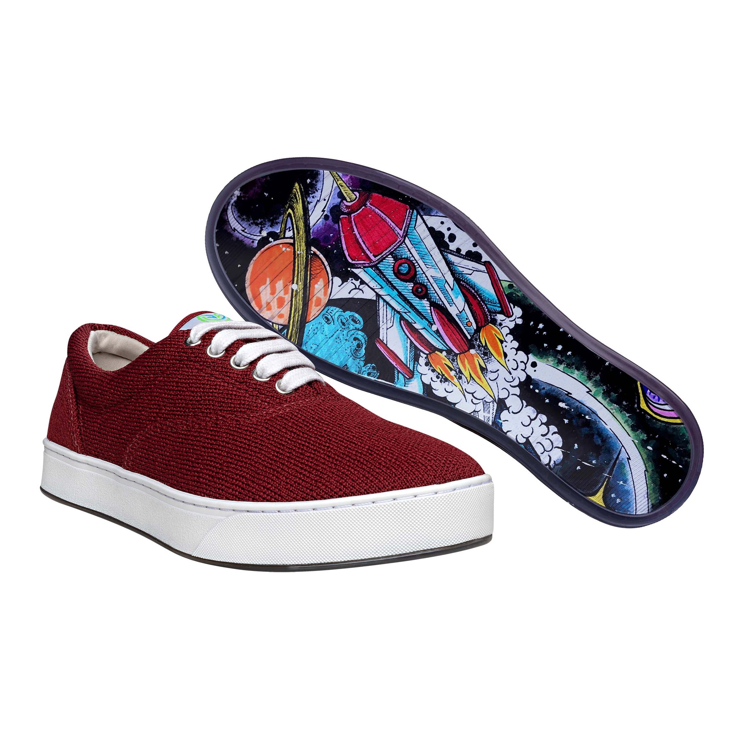 MaCae Unisex Knitting Lace Up Fashion Shoe With Unique Sole ...